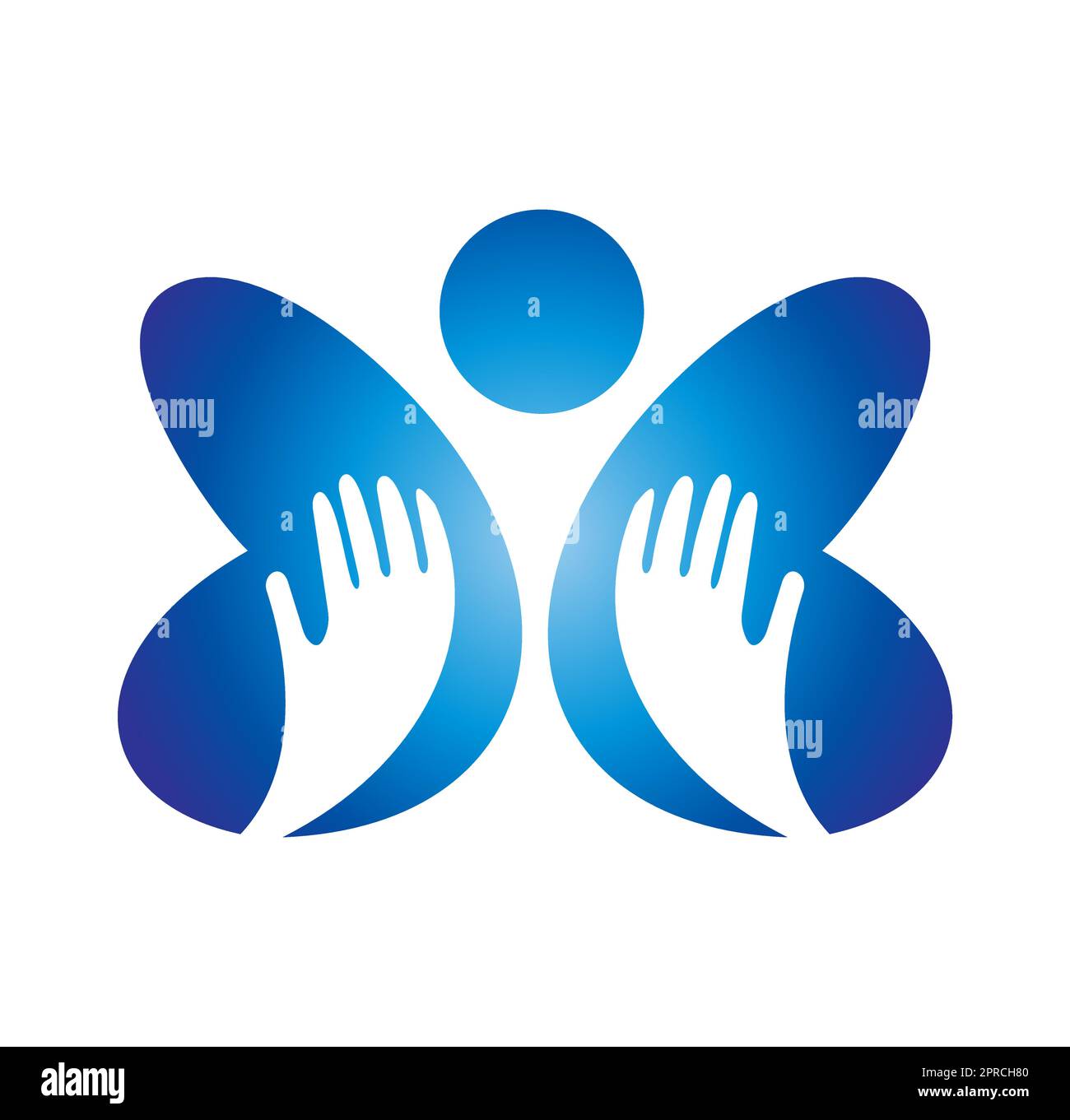 Butterfly People Logo Vector Icon Stock Vector Image & Art - Alamy