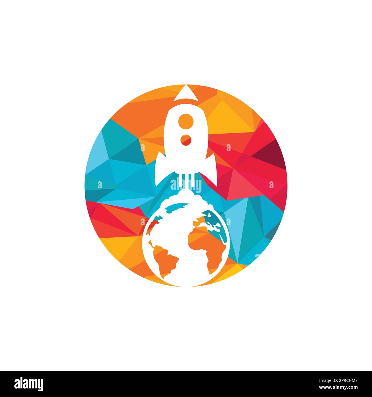 Globe rocket vector logo design template. Fast connect logo concept ...