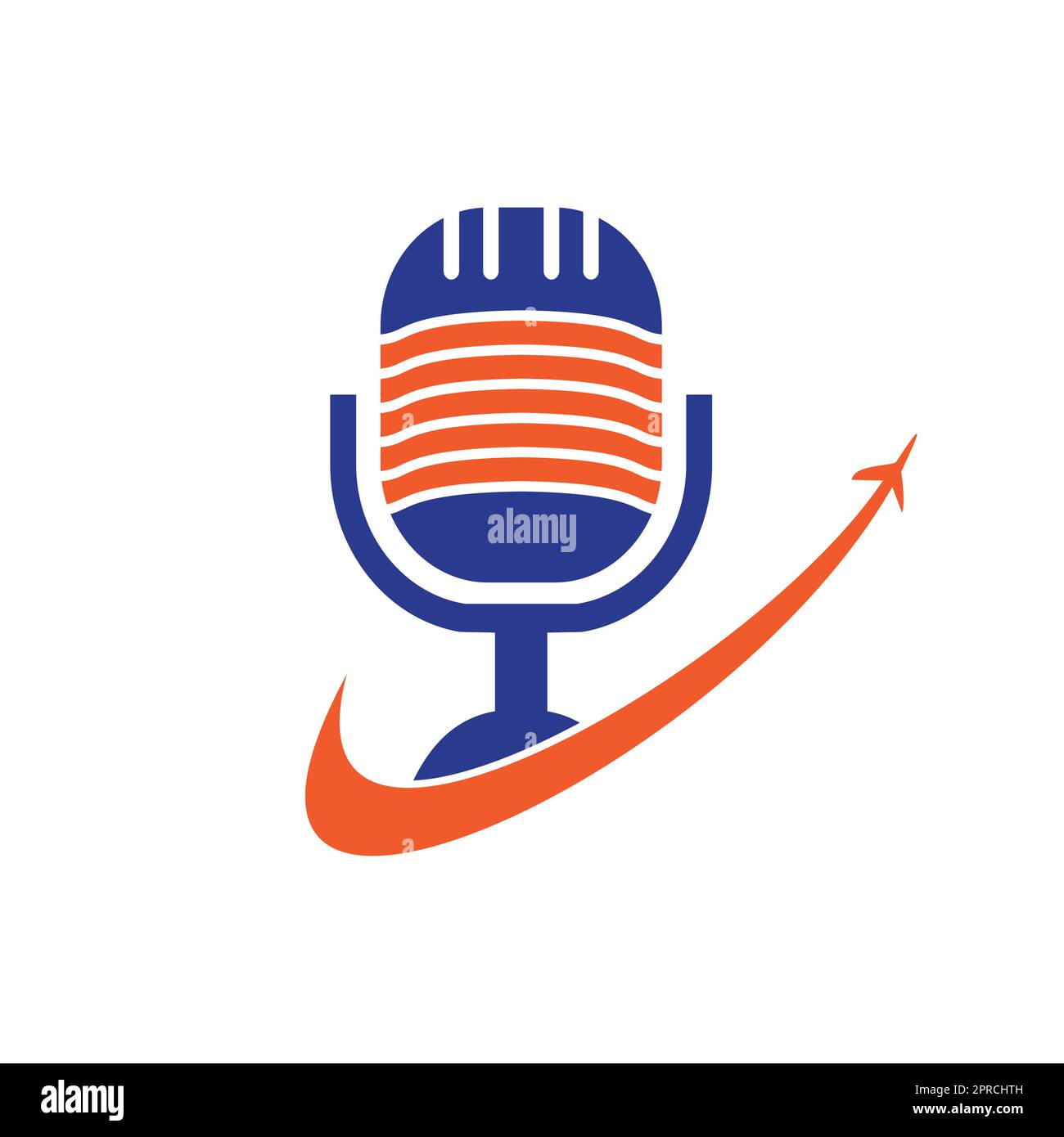 Traveling Podcast vector logo design template. Travel tourism vacation ...
