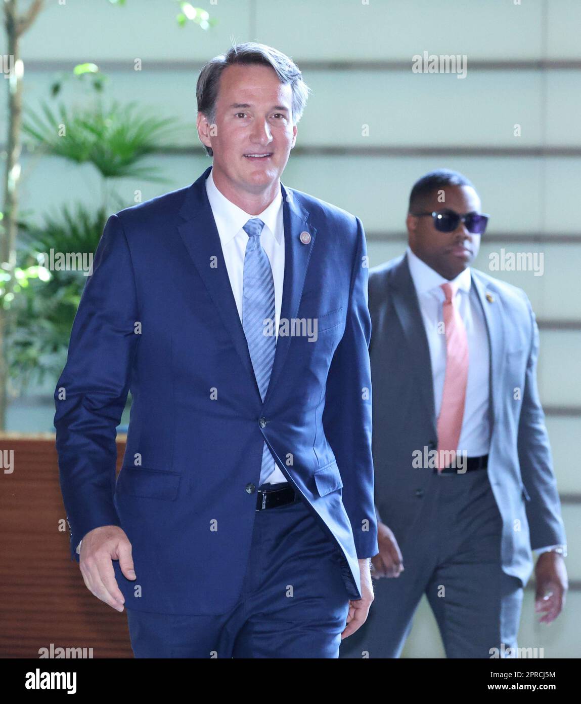 US Virginia Governor Glenn Youngkin arrives at the Prime Minister's ...