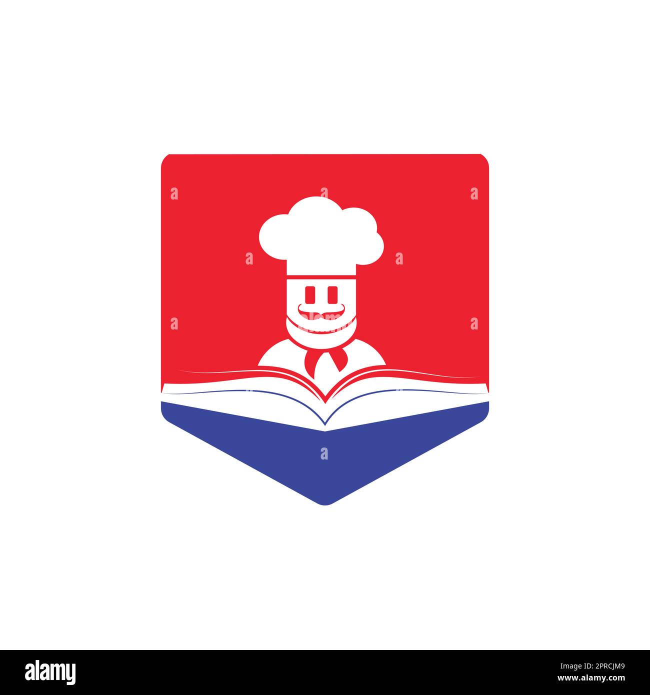 Chef study vector logo design template. Food cooking education logo ...