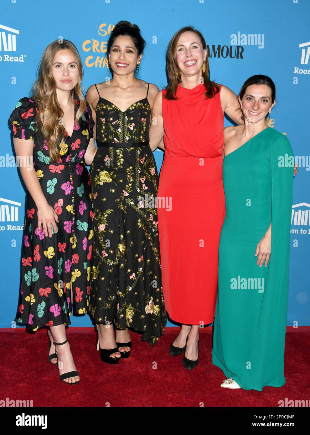New York, NY, USA. 26th Apr, 2023. Artemis Poray, Freida Pinto, Martha ...
