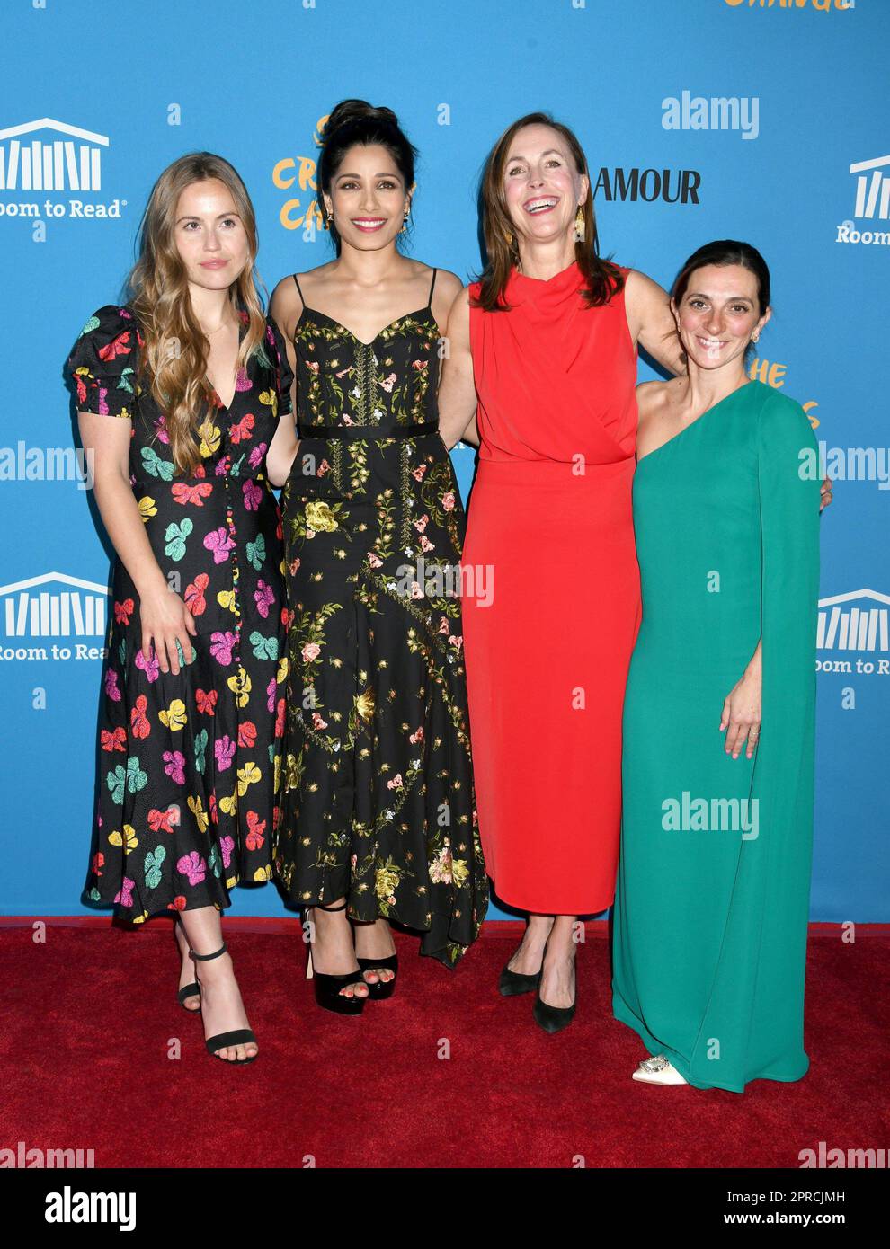 New York, NY, USA. 26th Apr, 2023. Artemis Poray, Freida Pinto, Martha ...