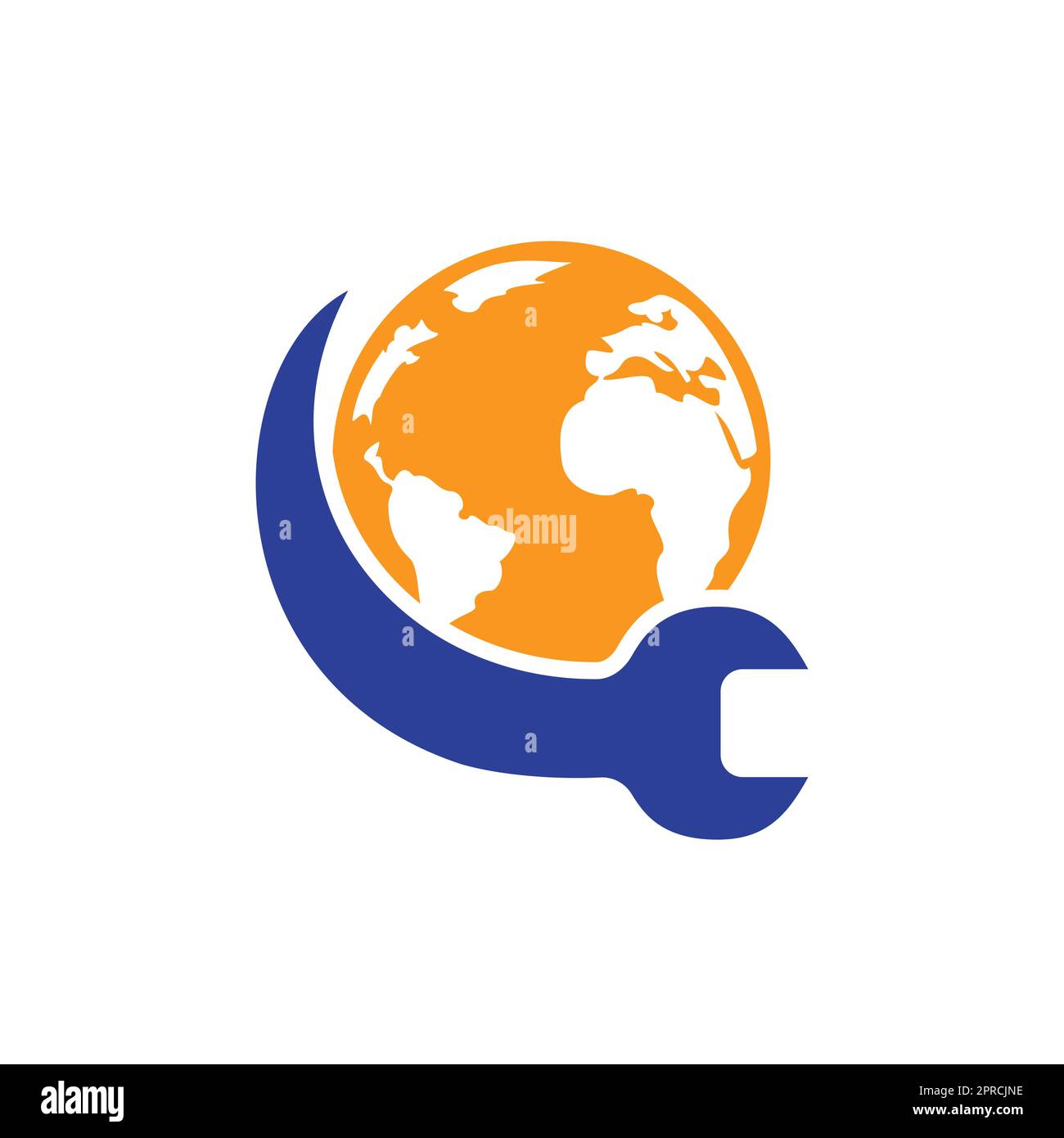Mechanic World logo vector design template. Global repair network ...