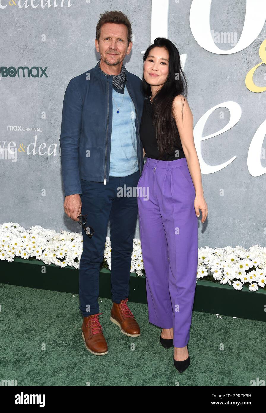 West Hollywood, USA. 26th Apr, 2023. Sebastian Roche and Alicia Hannah ...