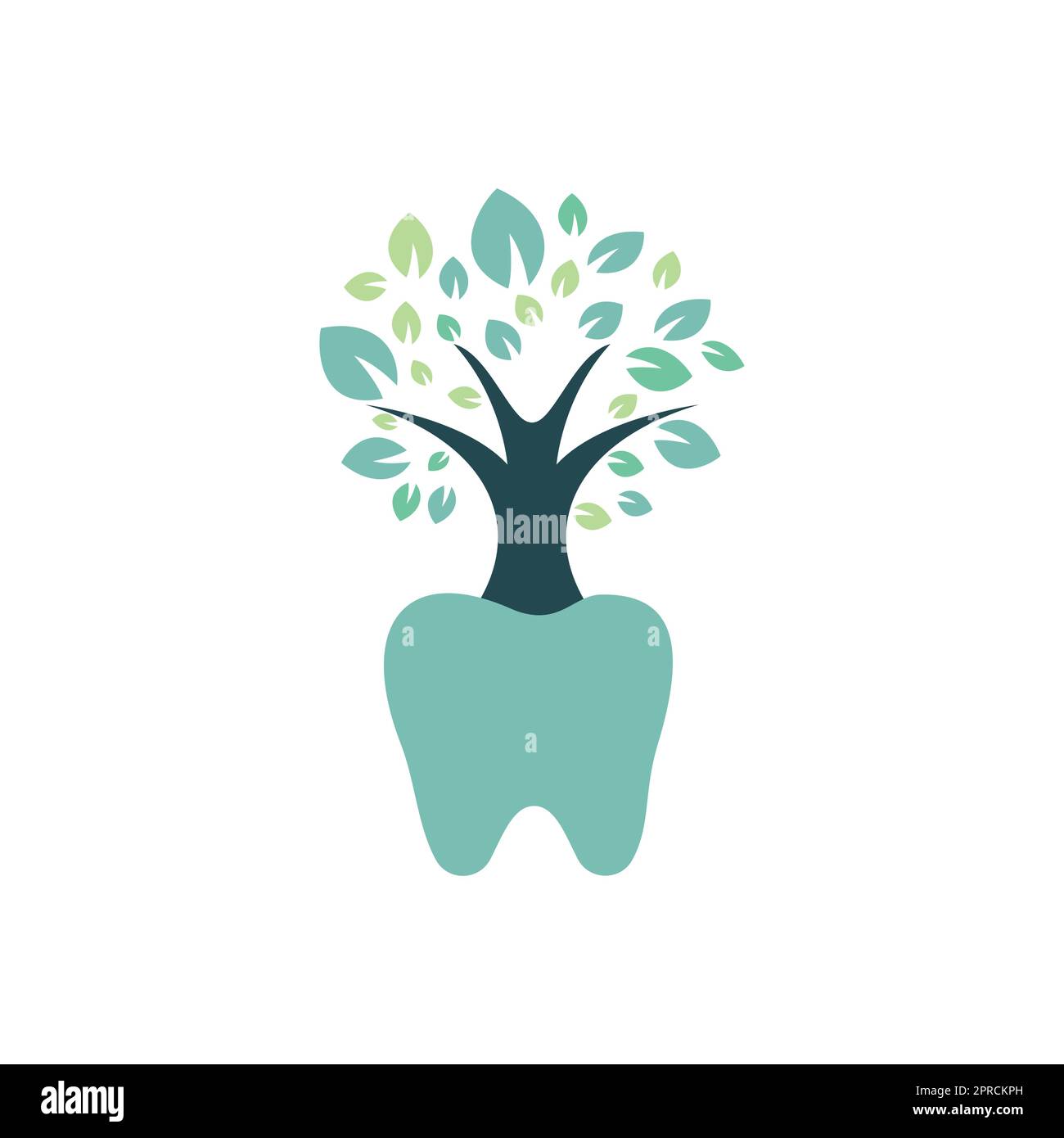 Dental tree vector logo design template. Dental tree vector logo ...
