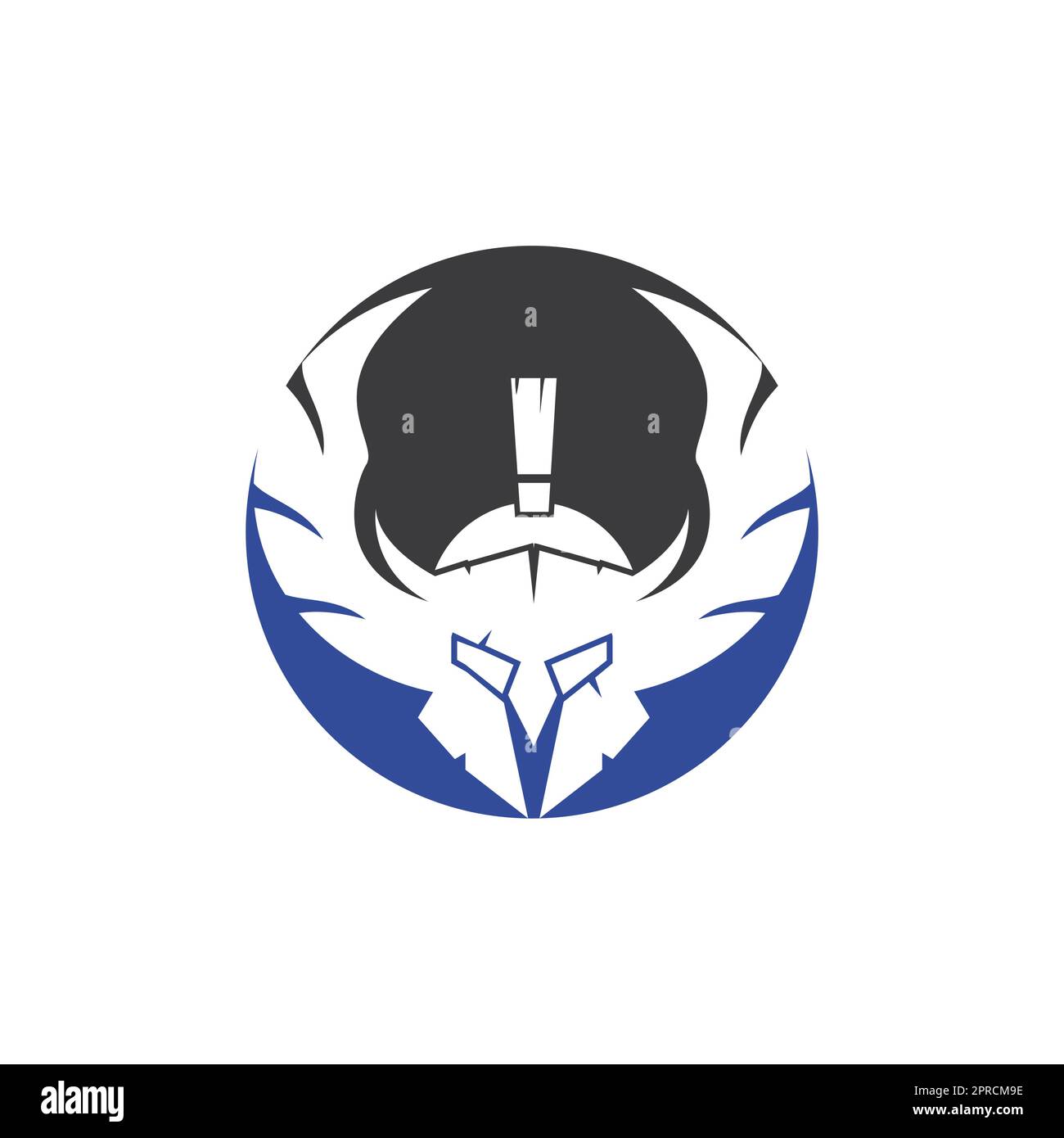 Spartan warrior with wings vector logo design. Warrior knight logo ...