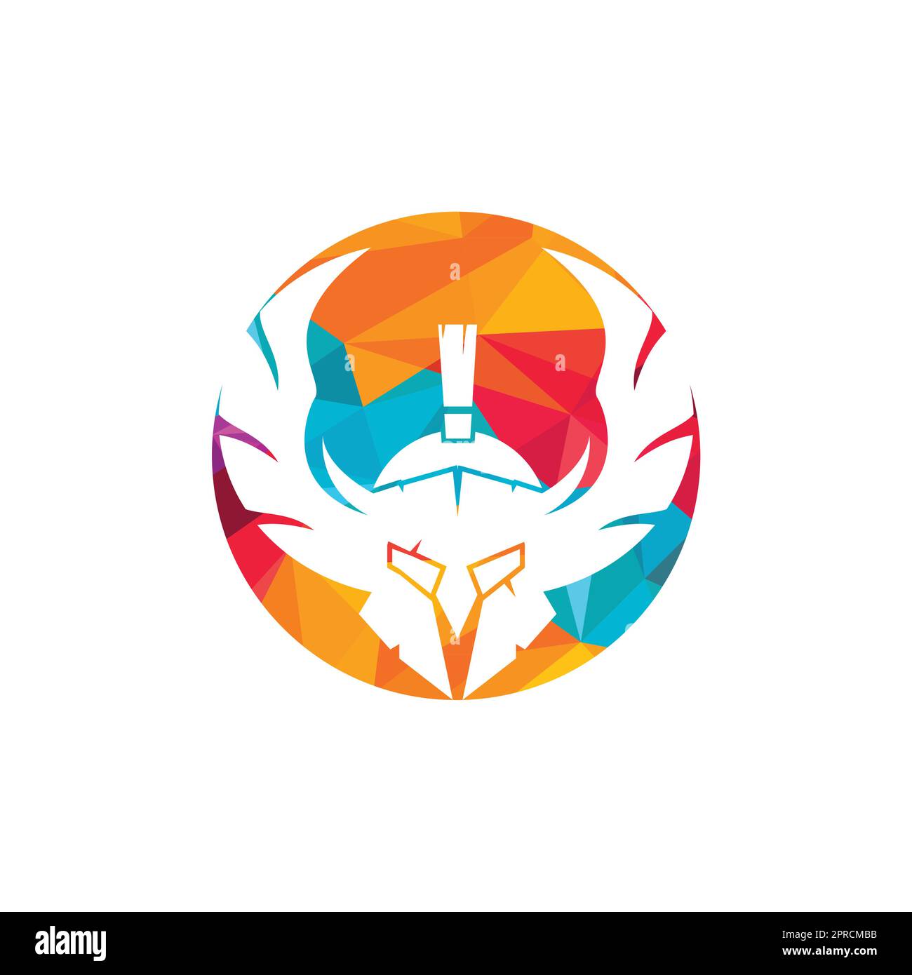 Spartan warrior with wings vector logo design. Warrior knight logo ...