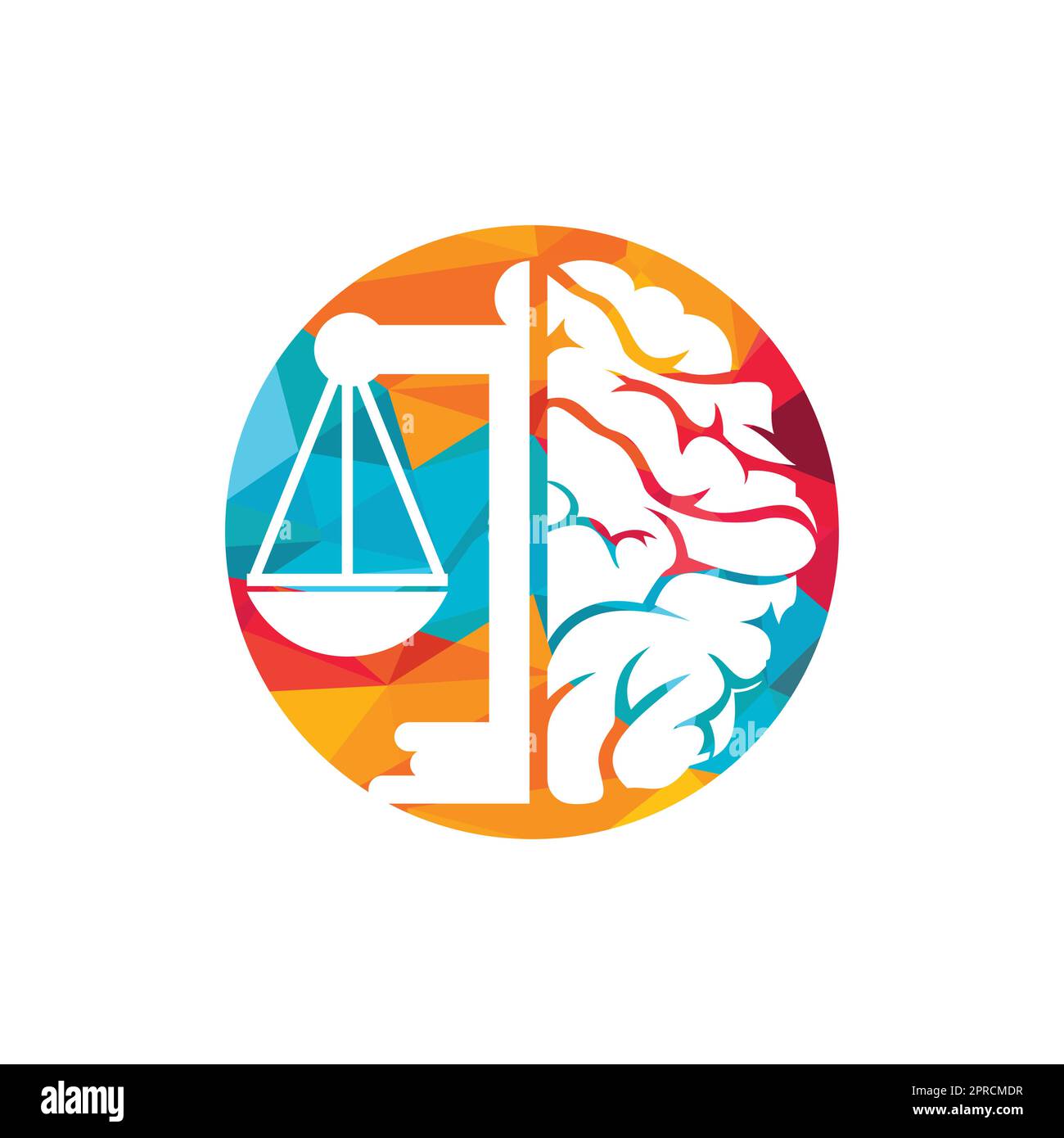 Brain law vector logo design. Smart law firm logo concept Stock Vector ...