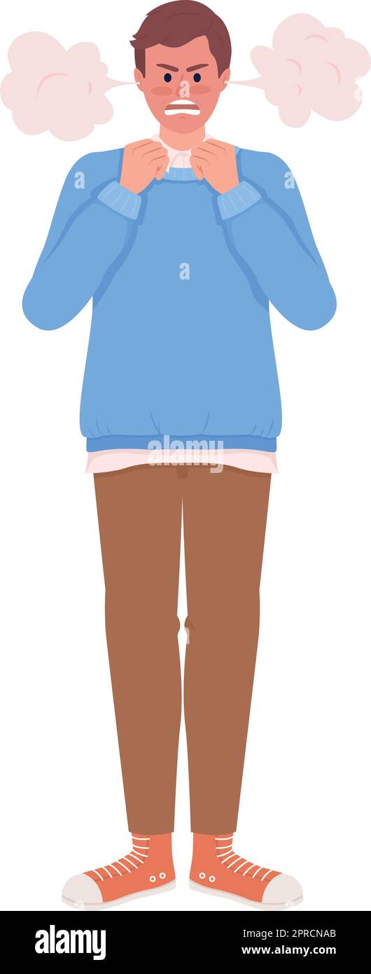 Anger steam Stock Vector Images - Alamy