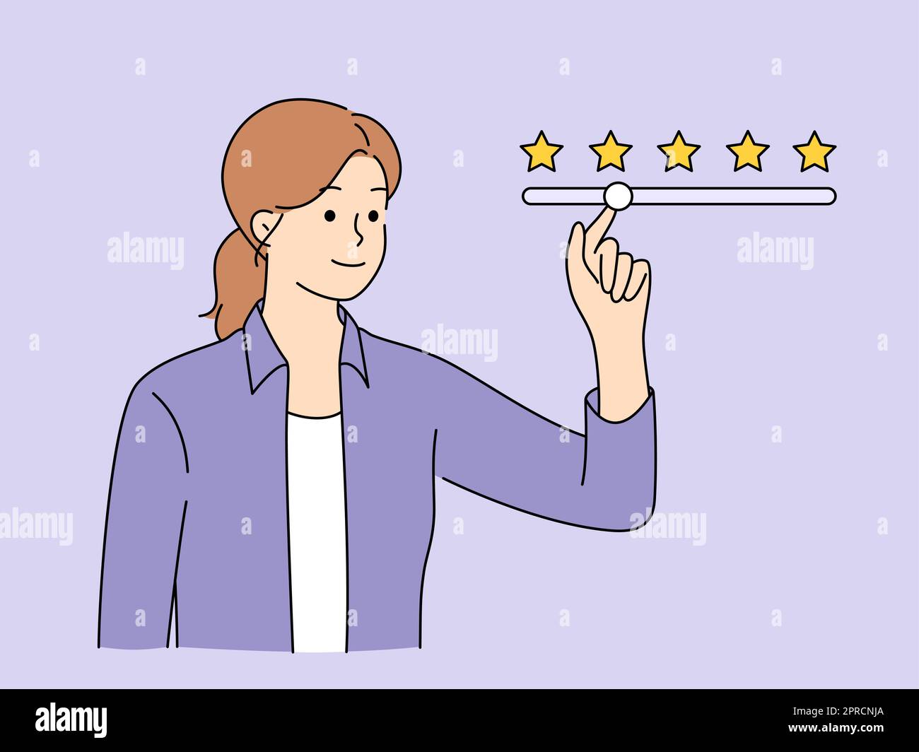 People give review service Stock Vector Images - Alamy