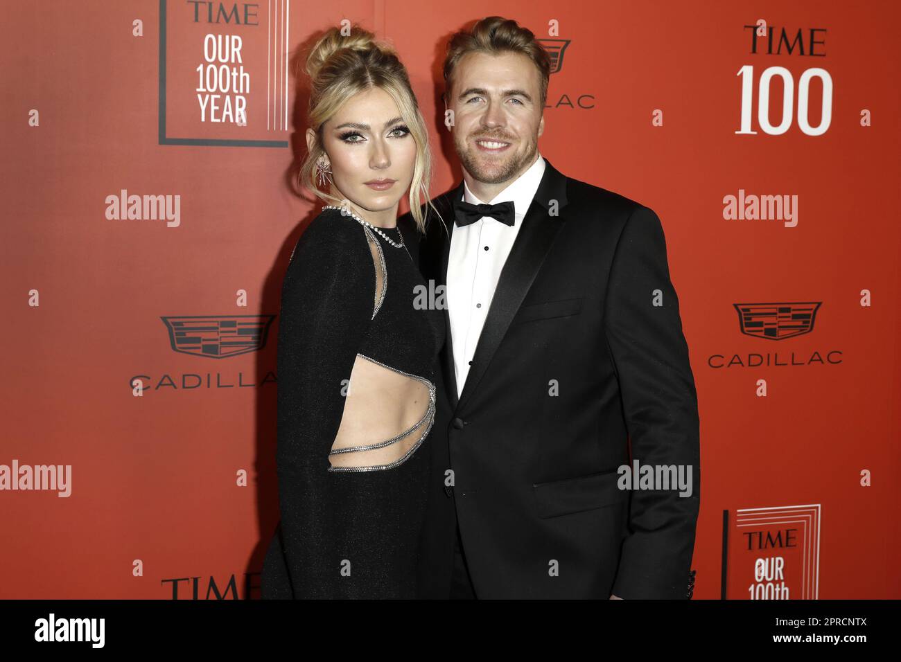 New York, United States. 26th Apr, 2023. Mikaela Shiffrin, left, and ...