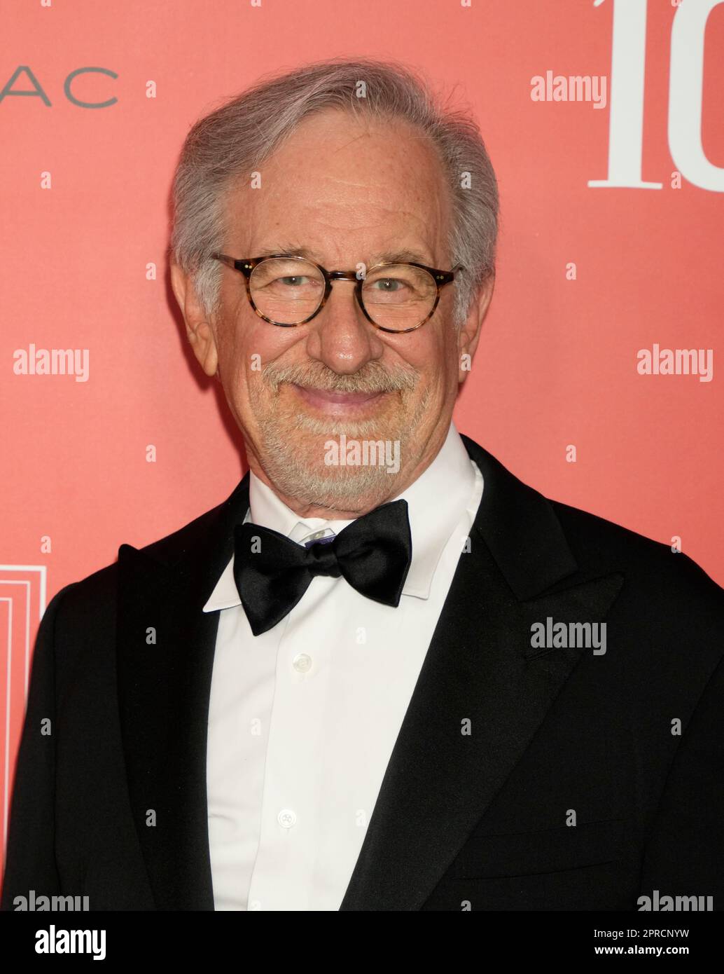 New York, USA. 26th Apr, 2023. Steven Spielberg on the red carpet ...