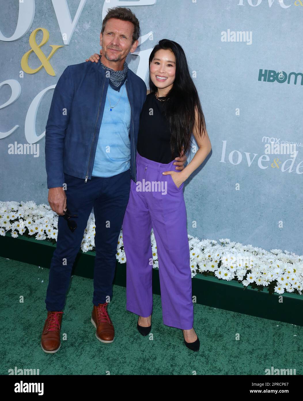 Los Angeles, USA. 26th Apr, 2023. Sebastian Roche, Alicia Hannah Kim ...