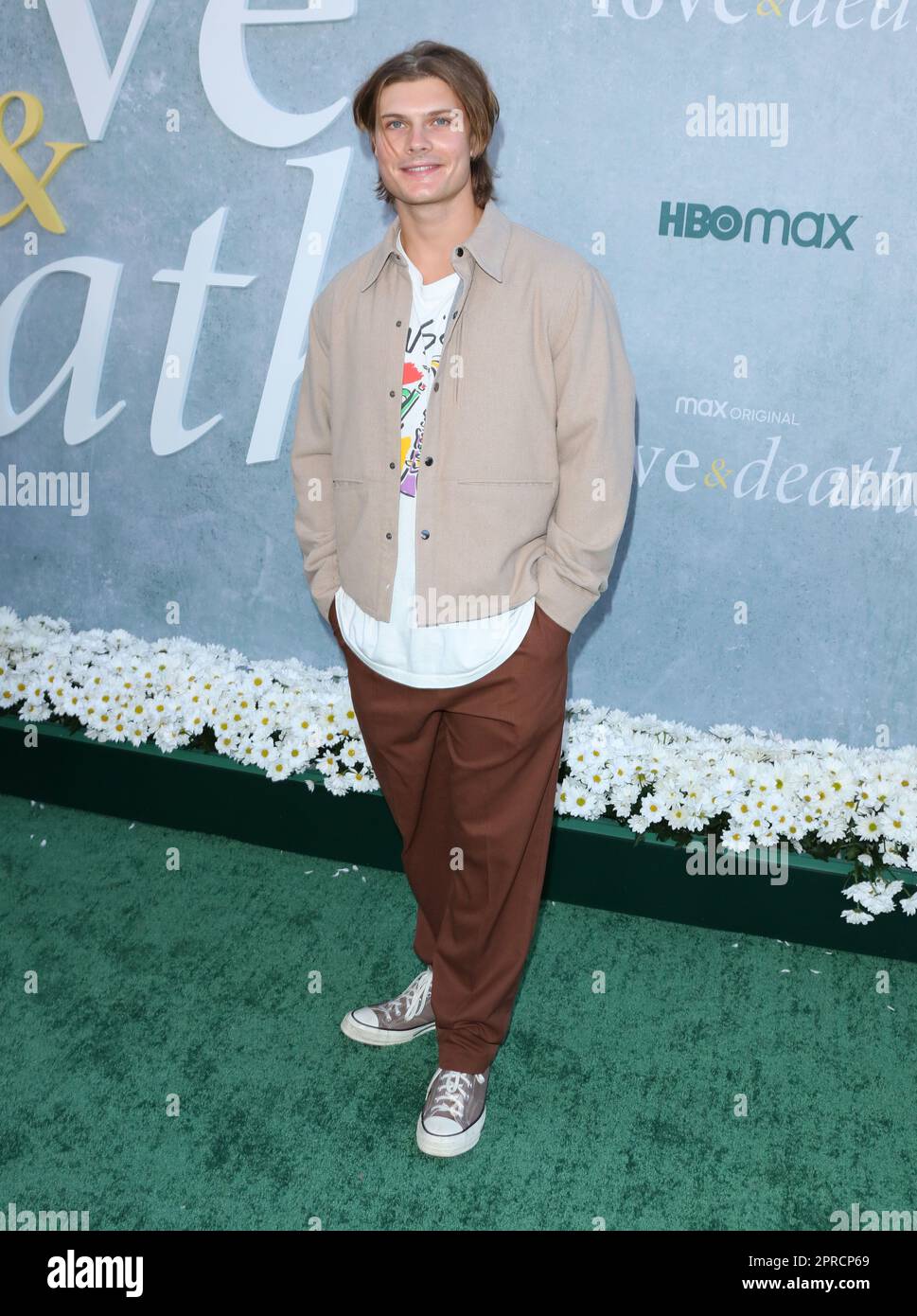 Los Angeles, USA. 26th Apr, 2023. Sam Rechner arrives at LOVE & DEATH ...