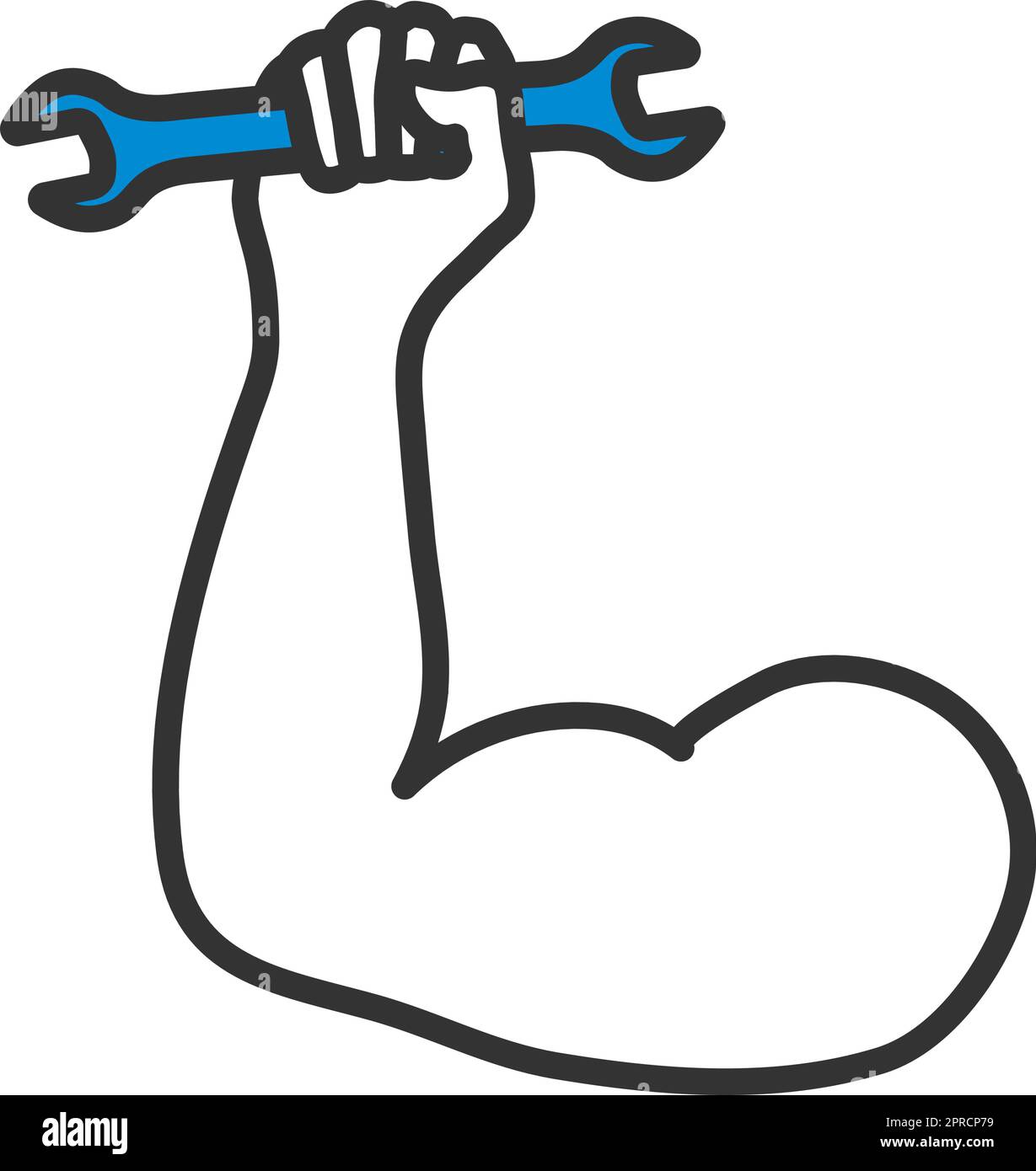 Biceps day Stock Vector Images - Alamy