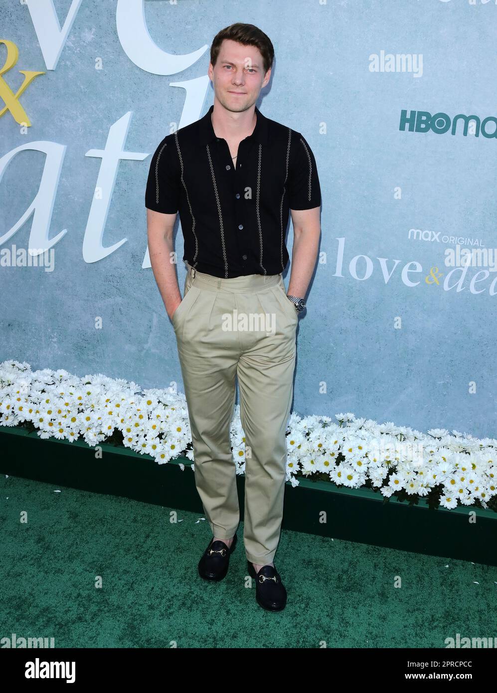 Los Angeles, USA. 26th Apr, 2023. Adam Cropper arrives at LOVE & DEATH ...
