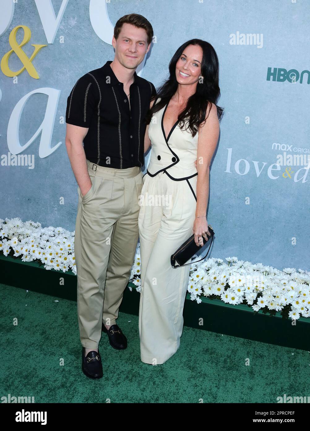 Los Angeles, USA. 26th Apr, 2023. Adam Cropper, Chelsea Pettigrew ...