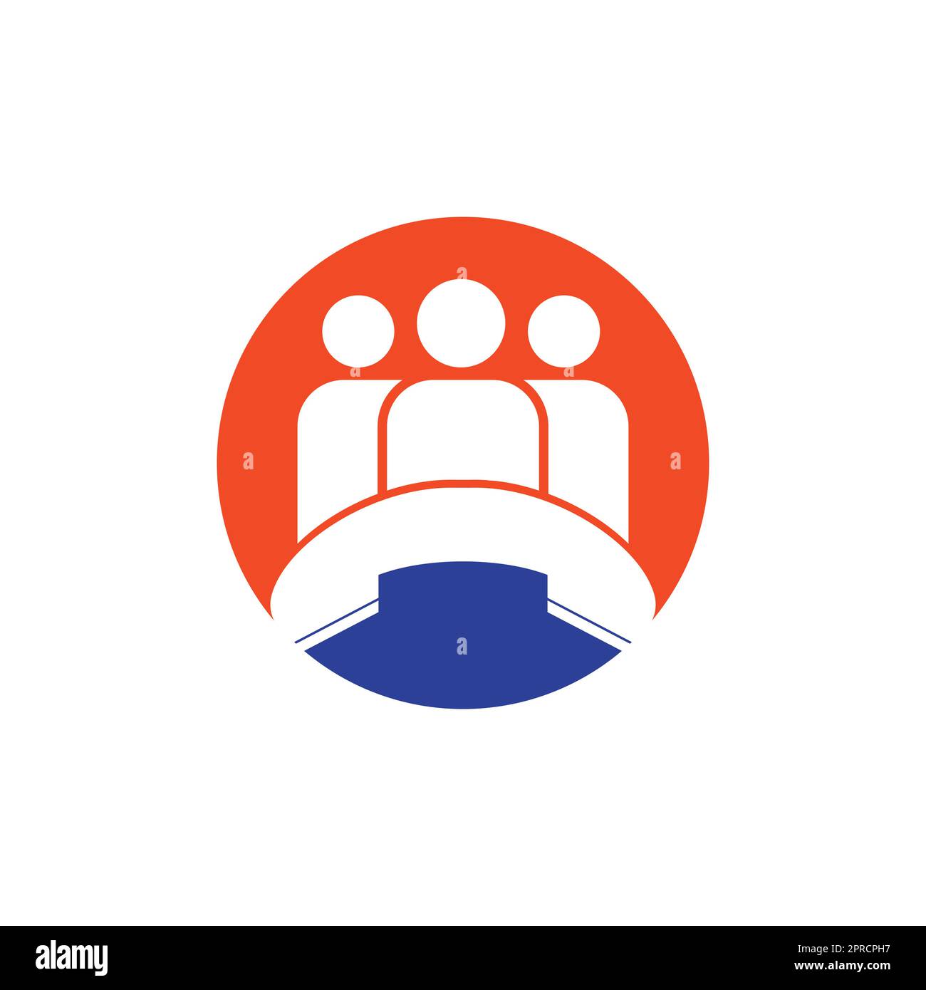 Call people vector logo design. Handset and people icon design Stock ...