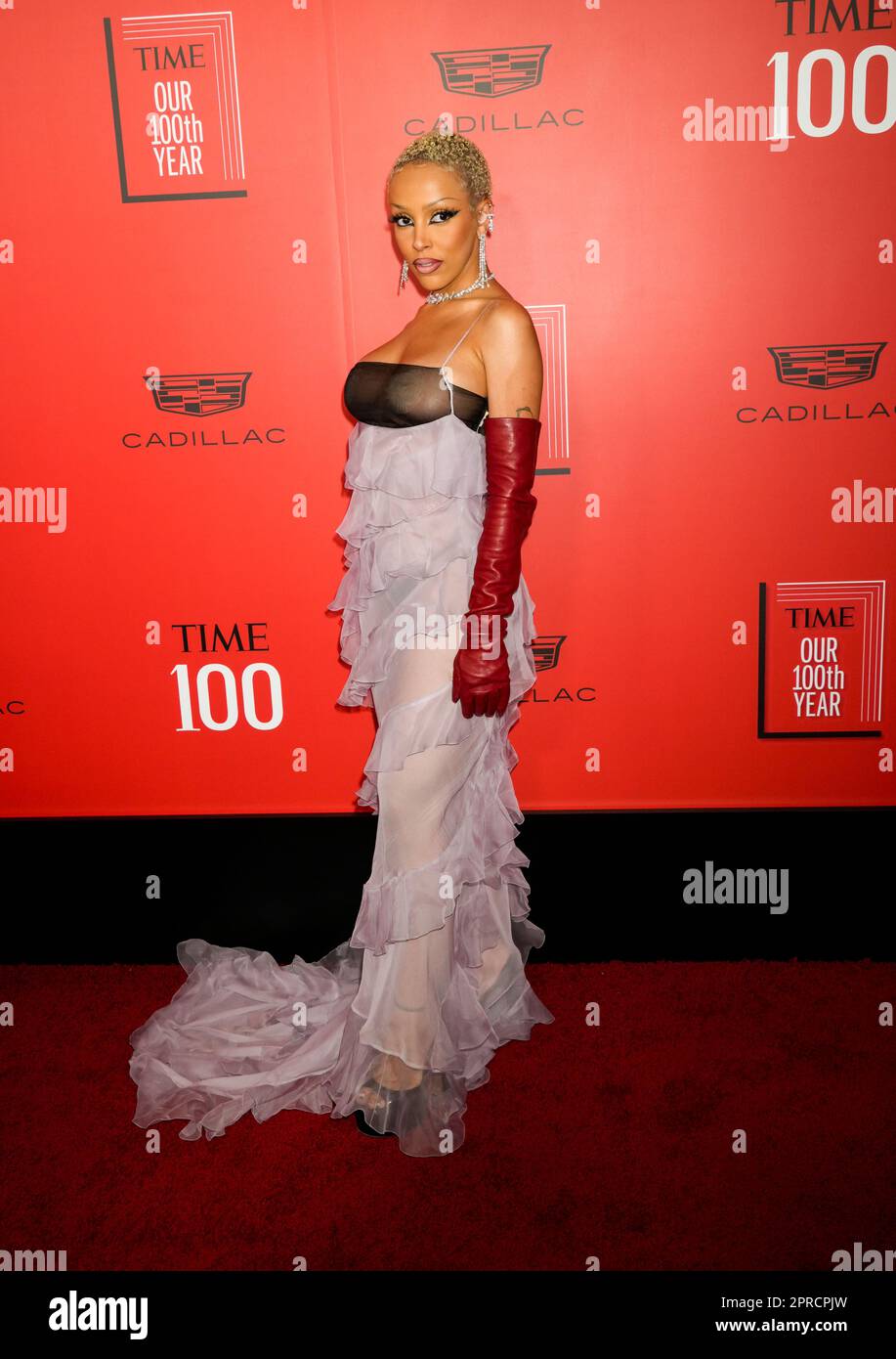 New York, USA. 26th Apr, 2023. Doja Cat on the red carpet during The ...