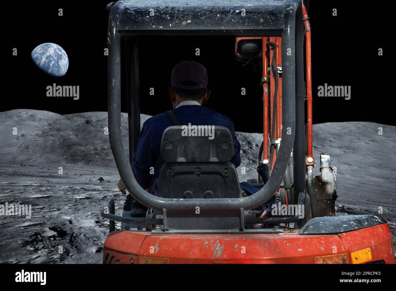 Man works on loader machine hi-res stock photography and images - Alamy