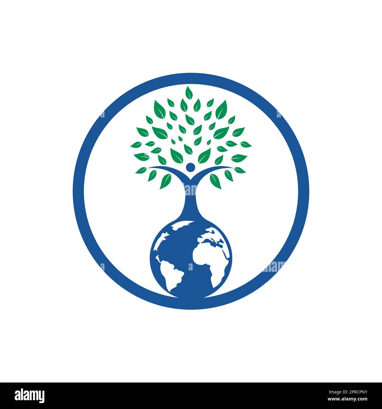 Global human tree vector logo design template Stock Vector Image & Art ...