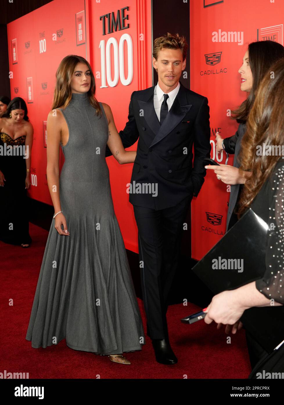 New York, USA. 26th Apr, 2023. Austin Butler, Kaia Gerber on the red ...