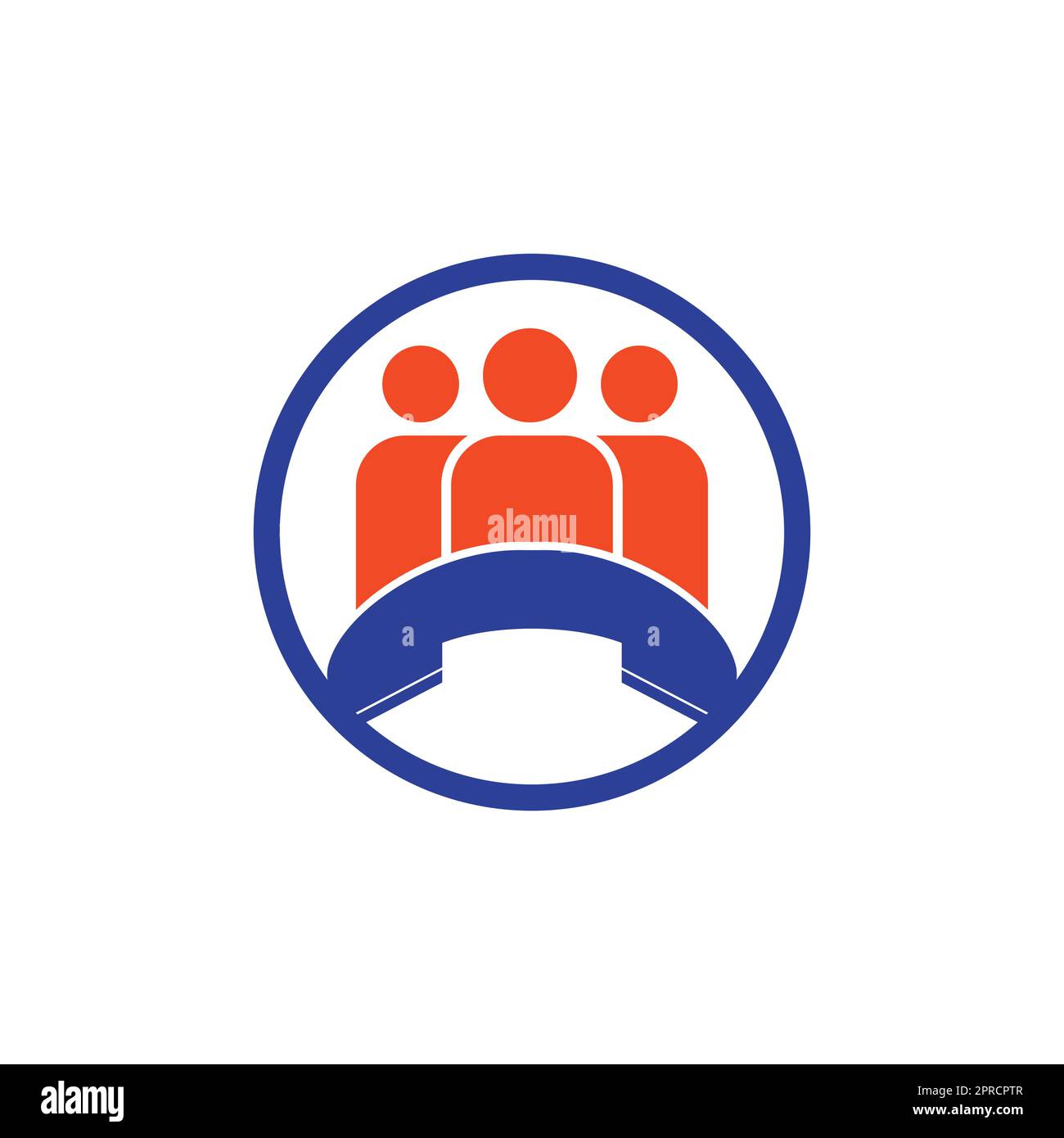 Call people vector logo design. Handset and people icon design Stock ...