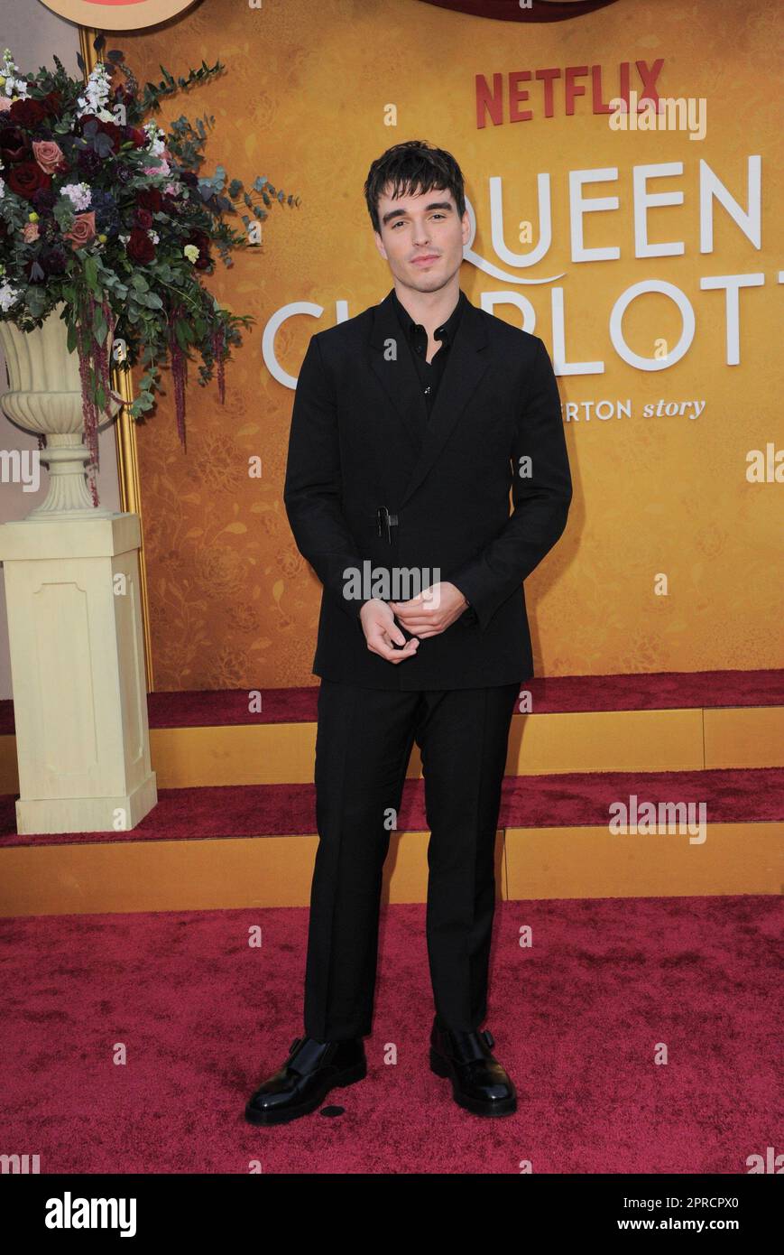 Los Angeles, CA. 26th Apr, 2023. Corey Mylchreest at arrivals for QUEEN ...
