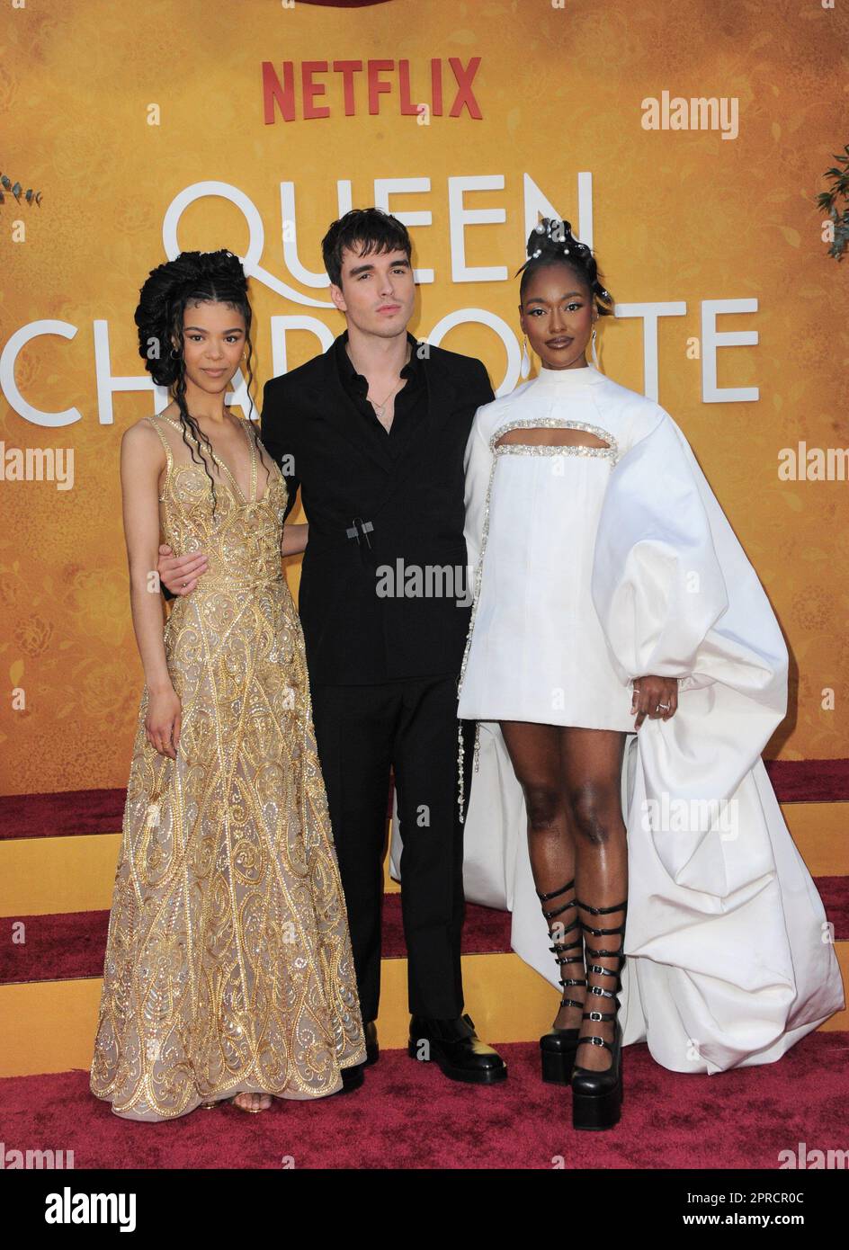 Los Angeles, CA. 26th Apr, 2023. India Amarteifio, Corey Mylchreest ...