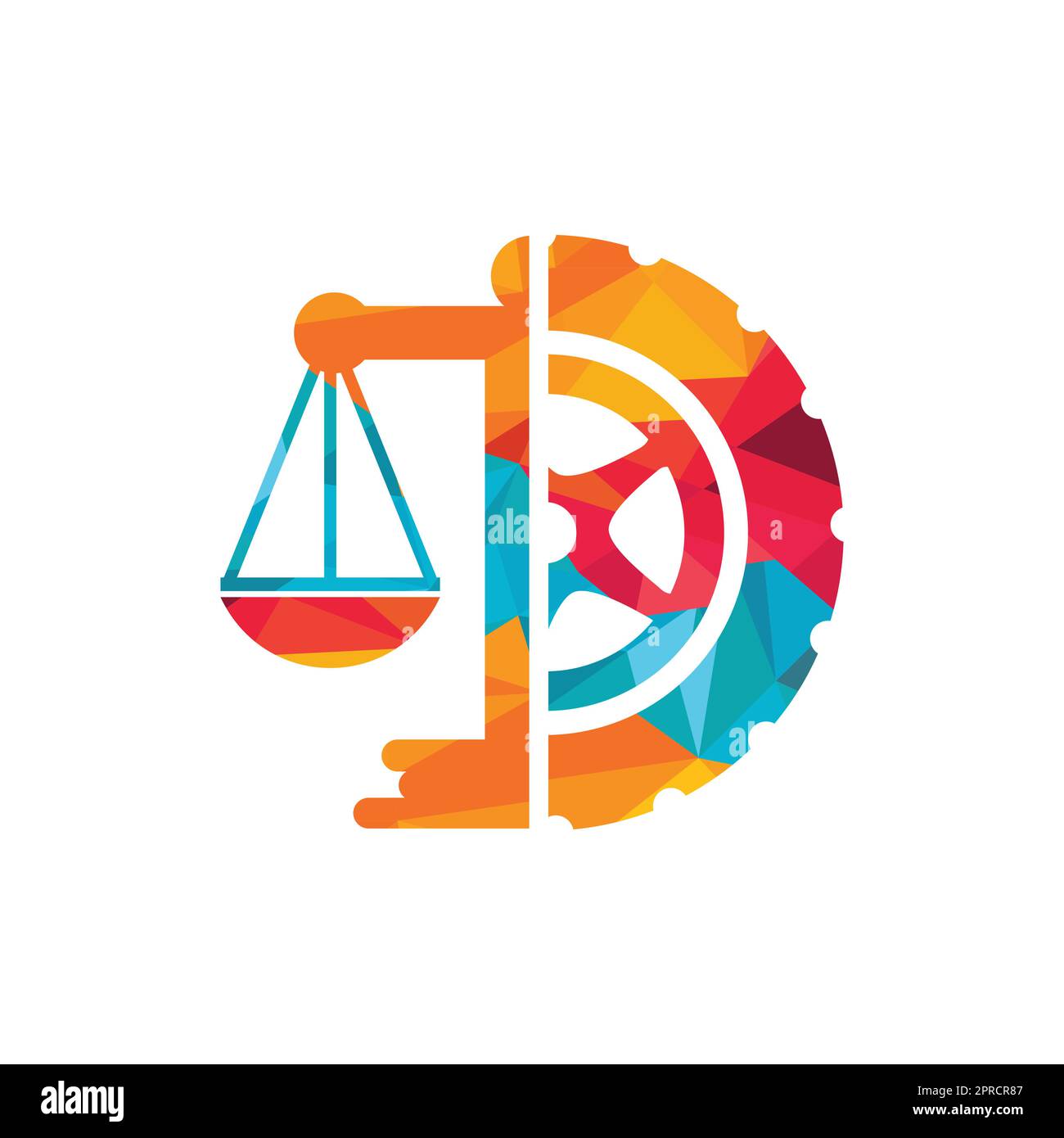 Transport law vector logo design template. Tire and balance icon design ...