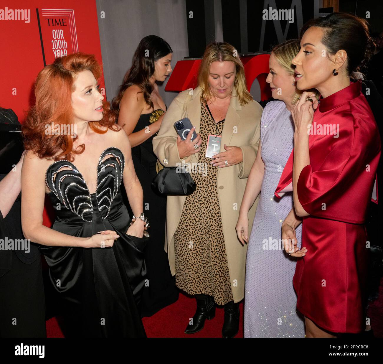 New York, USA. 26th Apr, 2023. Natasha Lyonne, Amy Poehler, Aubrey Plaza on the red carpet ...