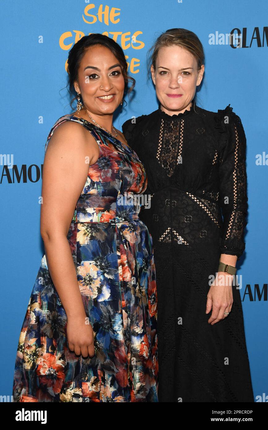 New York, USA. 26th Apr, 2023. Dr. Geetha Murali and Lydie Hudson ...