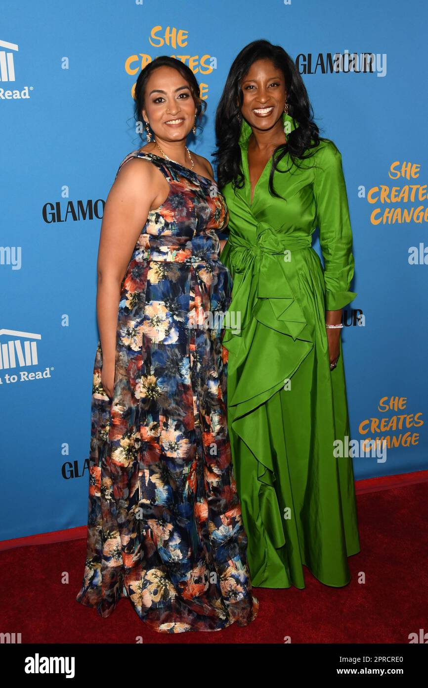 New York, USA. 26th Apr, 2023. Dr. Geetha Murali and Najoh tita-Reid ...