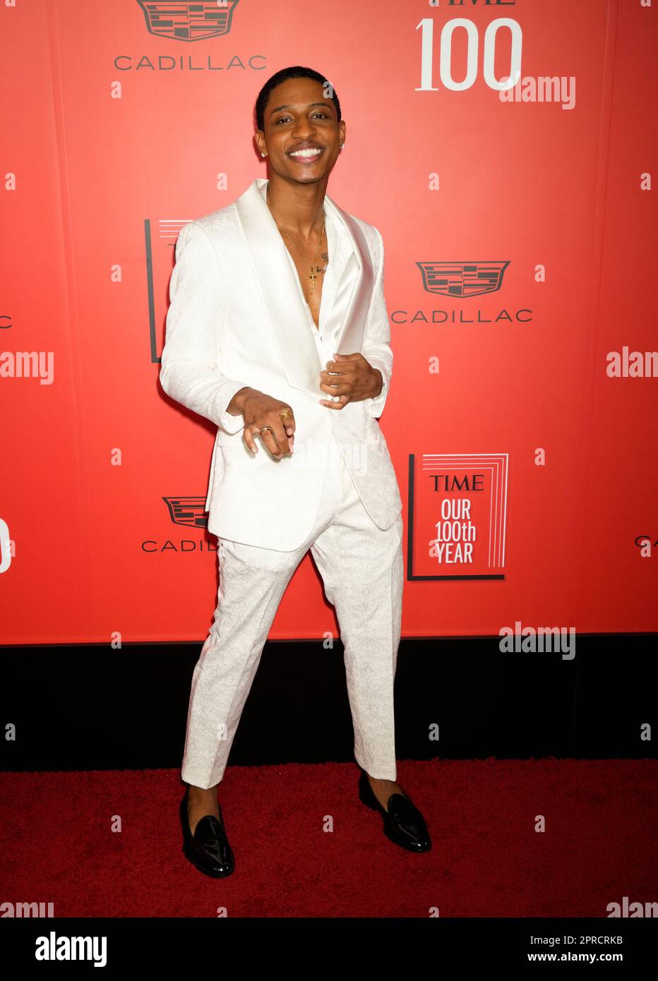 New York, USA. 26th Apr, 2023. Myles Frost on the red carpet during The ...