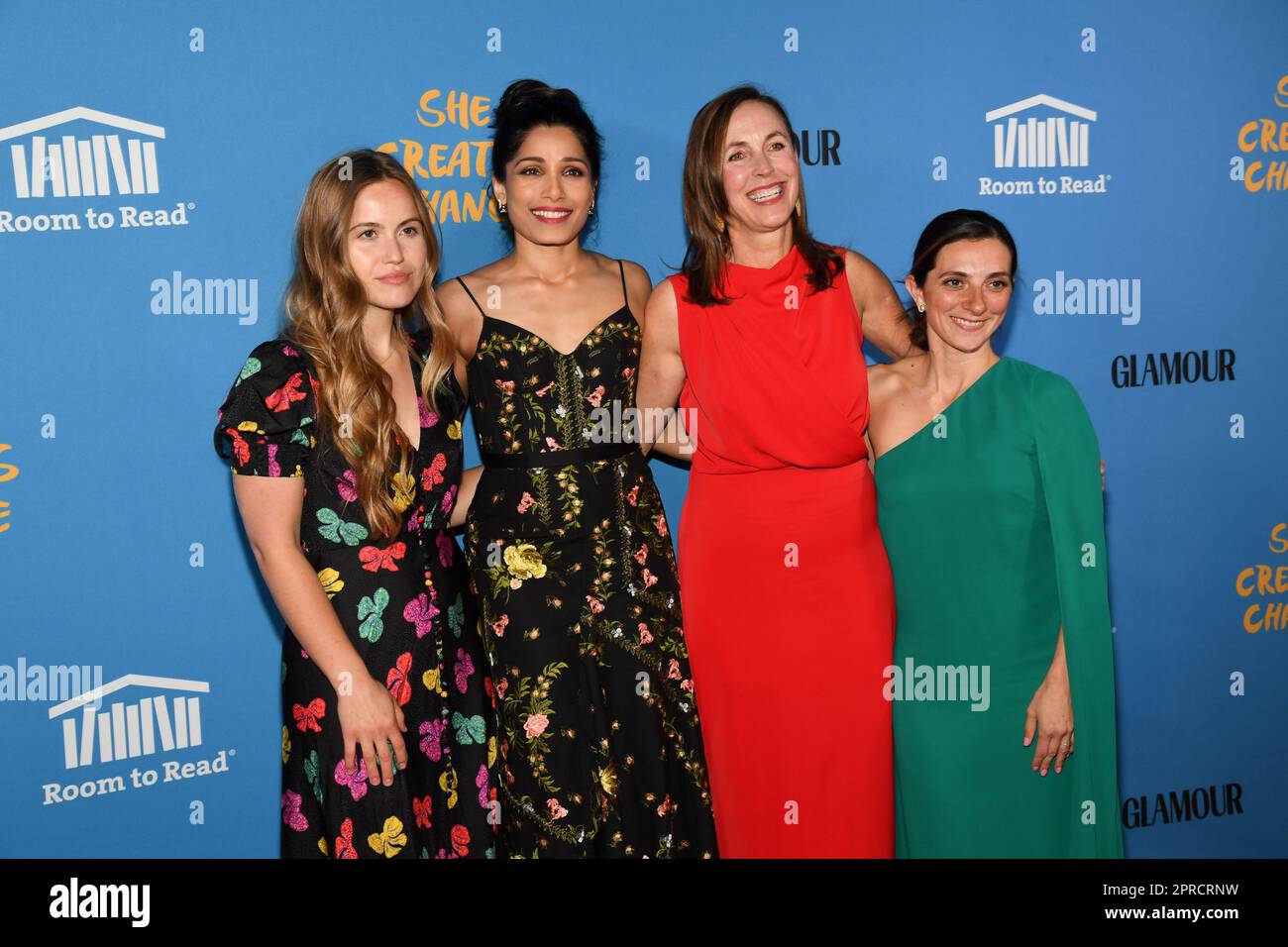 New York, USA. 26th Apr, 2023. Artemis Poray, Freida Pinto, Martha ...