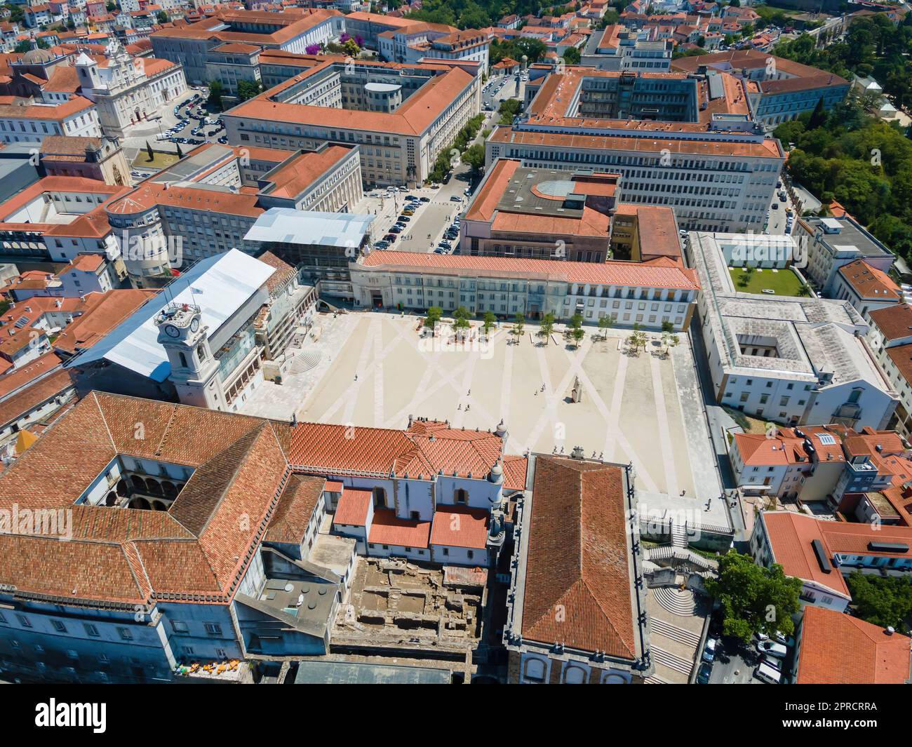 An aerial view of the University of Coimbra campus Stock Photo - Alamy