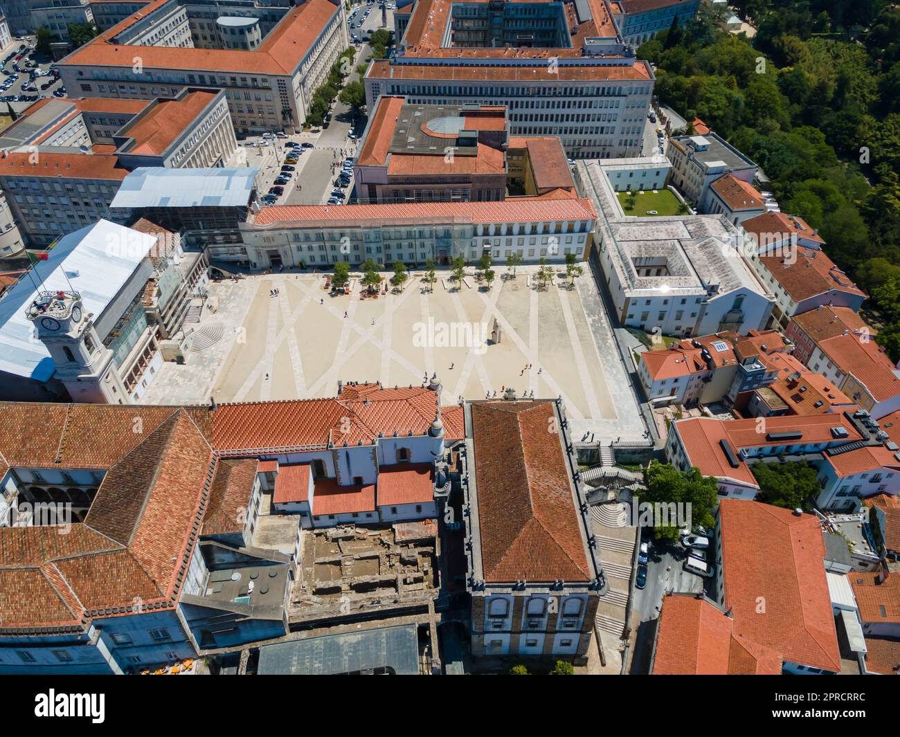 An aerial view of the University of Coimbra campus Stock Photo - Alamy