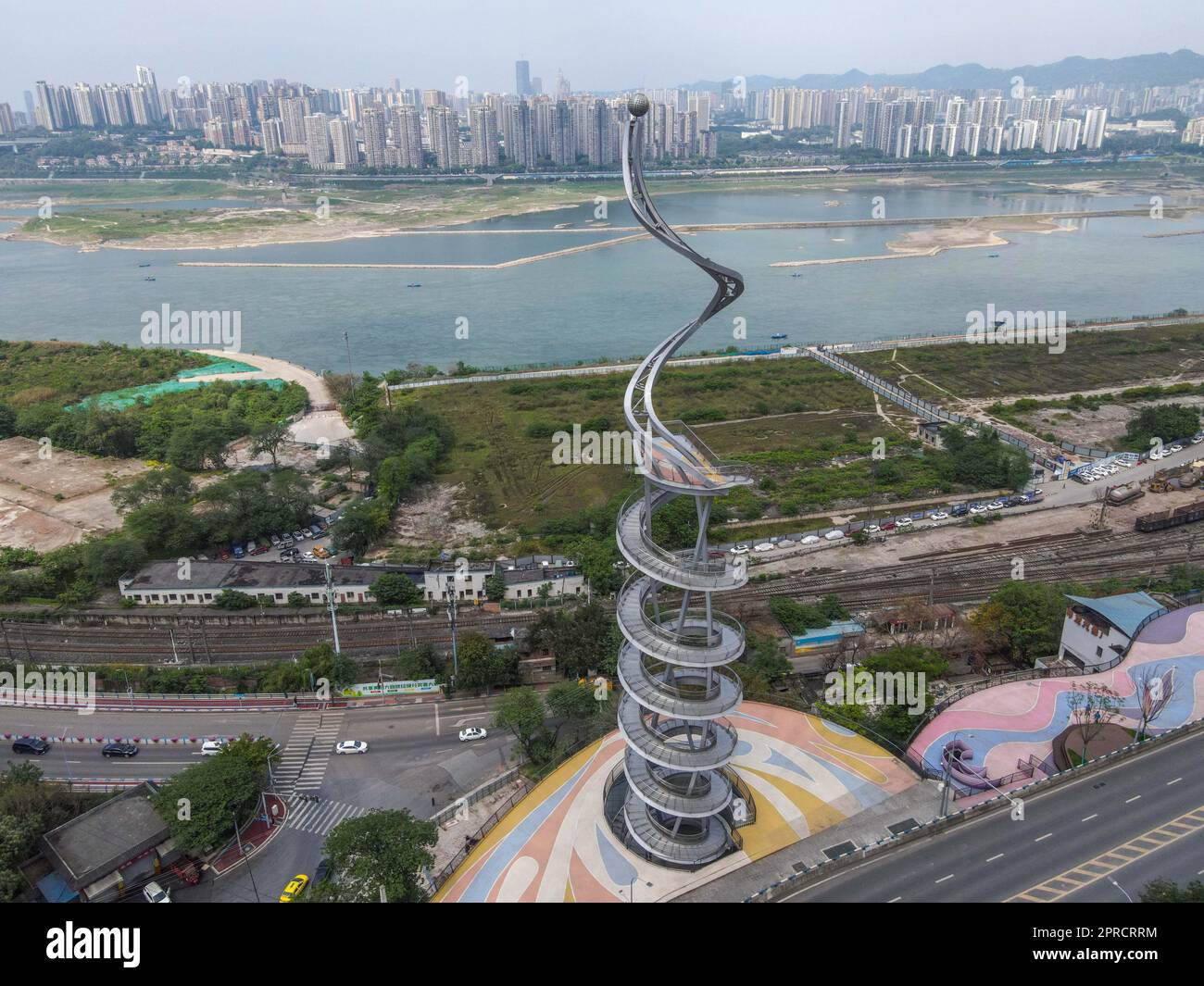 CHONGQING, CHINA - APRIL 26, 2023 - A lighthouse of the Yangtze River ...