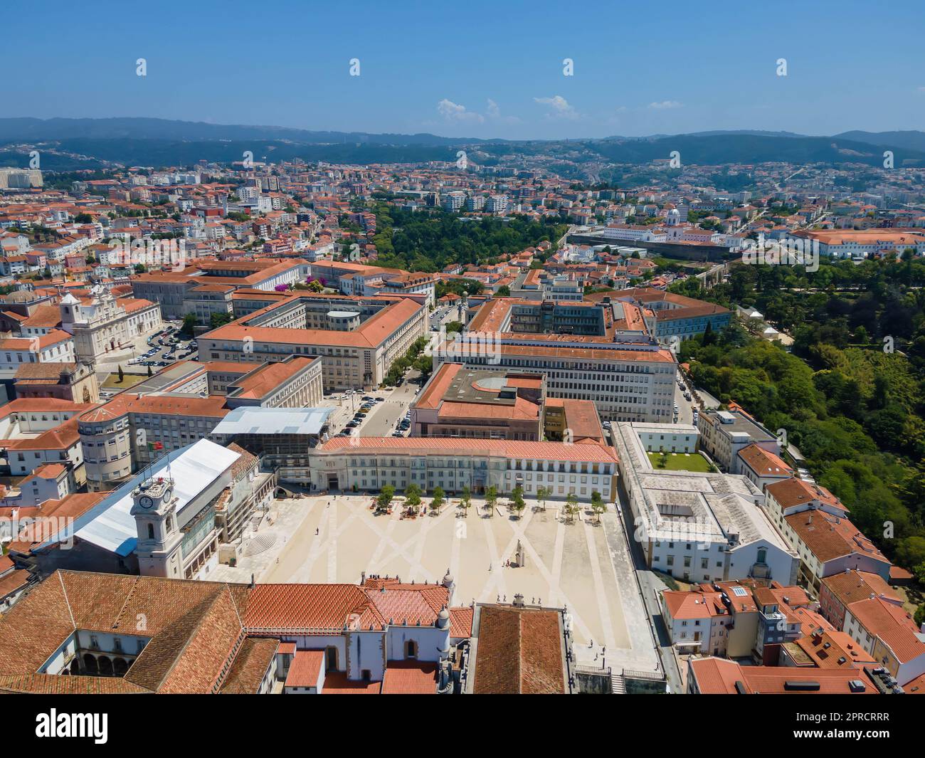 An aerial view of the University of Coimbra campus Stock Photo - Alamy