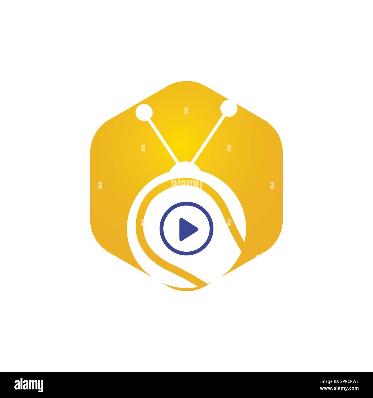 Tennis TV vector logo design template. Tennis ball and play button icon ...