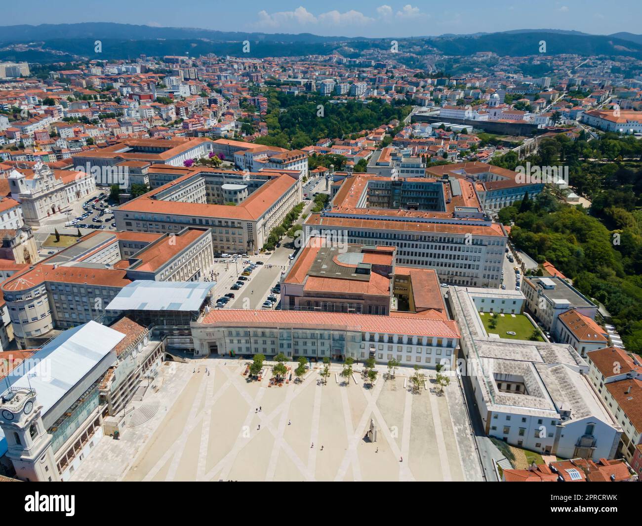 An aerial view of the University of Coimbra campus Stock Photo - Alamy