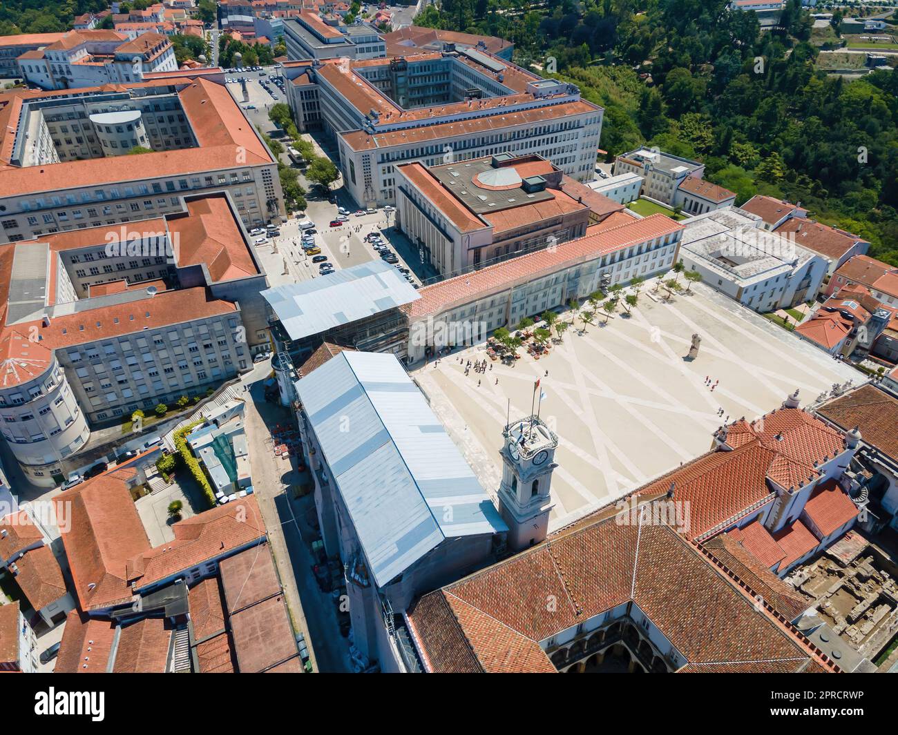 An aerial view of the University of Coimbra campus Stock Photo - Alamy