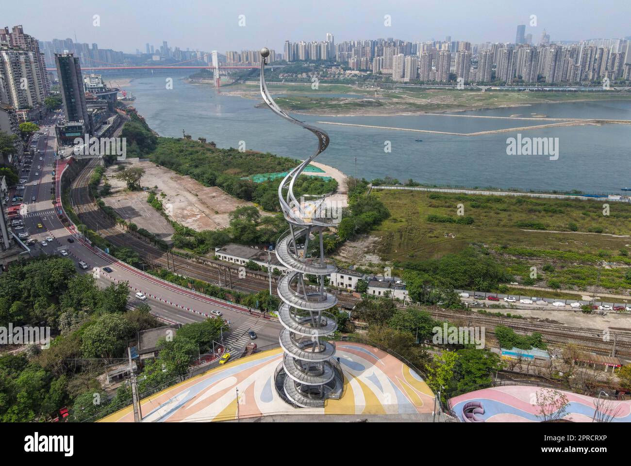 CHONGQING, CHINA - APRIL 26, 2023 - A lighthouse of the Yangtze River ...