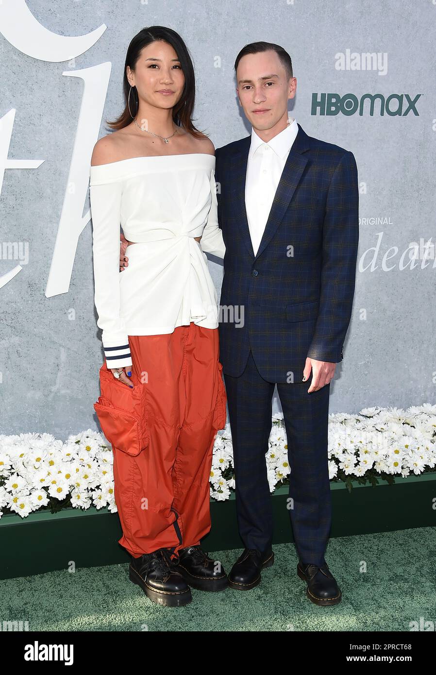 West Hollywood, USA. 26th Apr, 2023. Keir Gilchrist and Michelle Farrah ...
