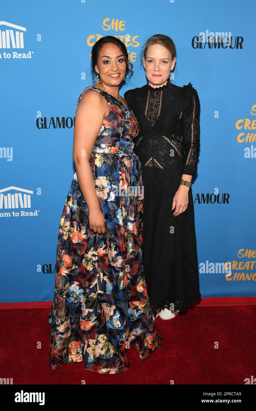 New York, USA. 26th Apr, 2023. Dr. Geetha Murali and Lydie Hudson ...