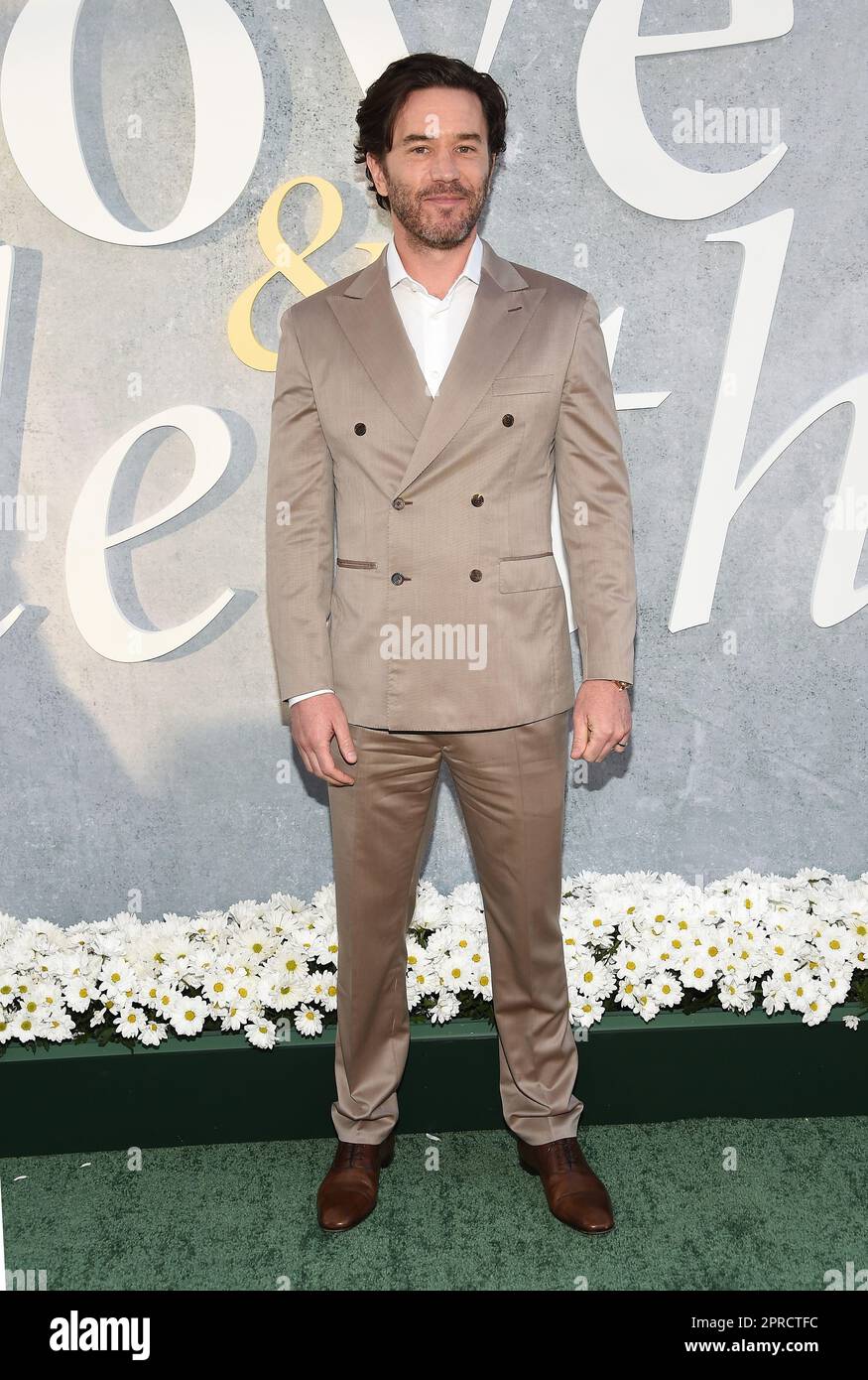 Tom Pelphrey arriving to the ‘Love & Death’ Los Angeles Premiere at ...