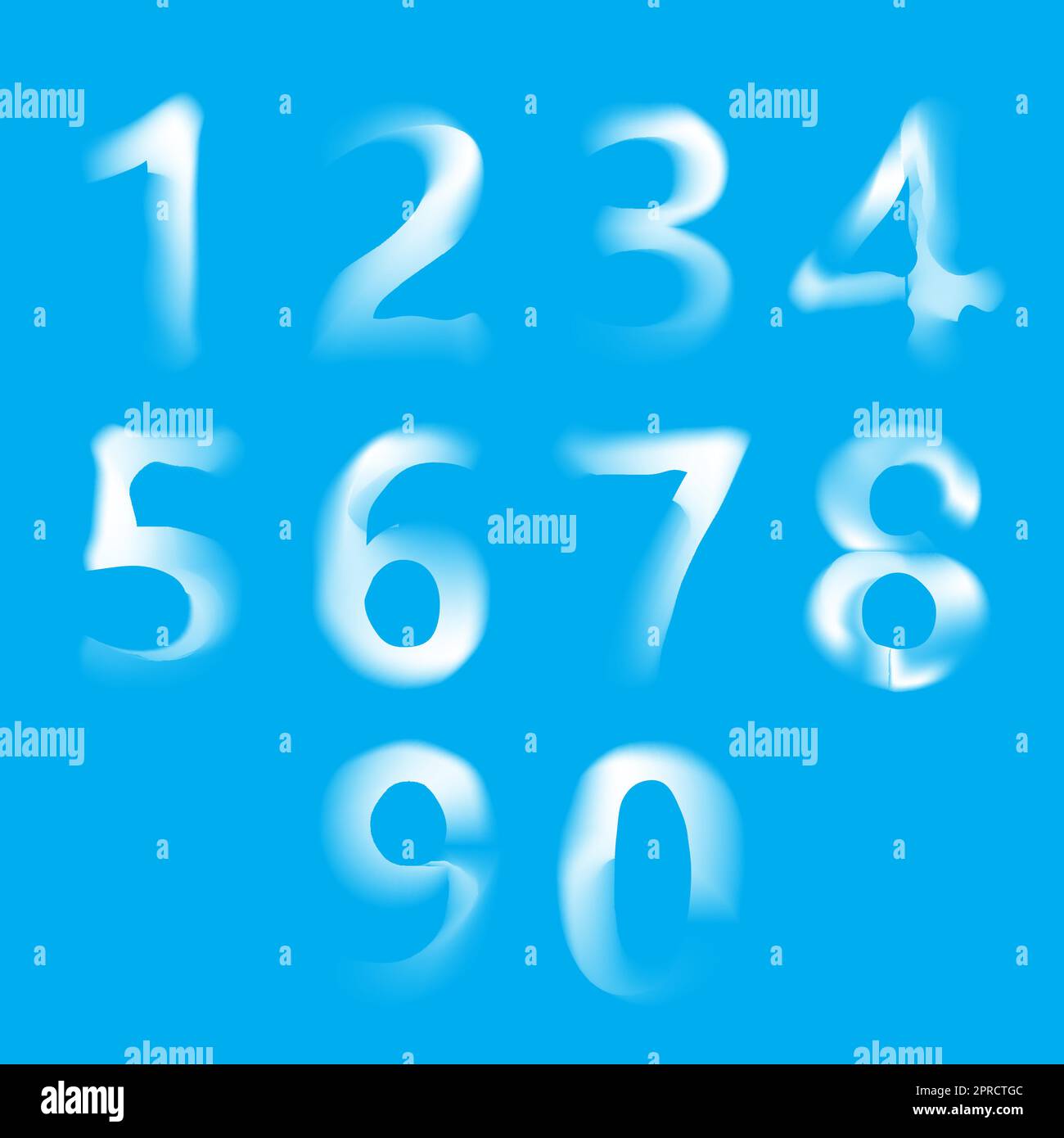 6 9 numbers cartoon hi-res stock photography and images - Alamy
