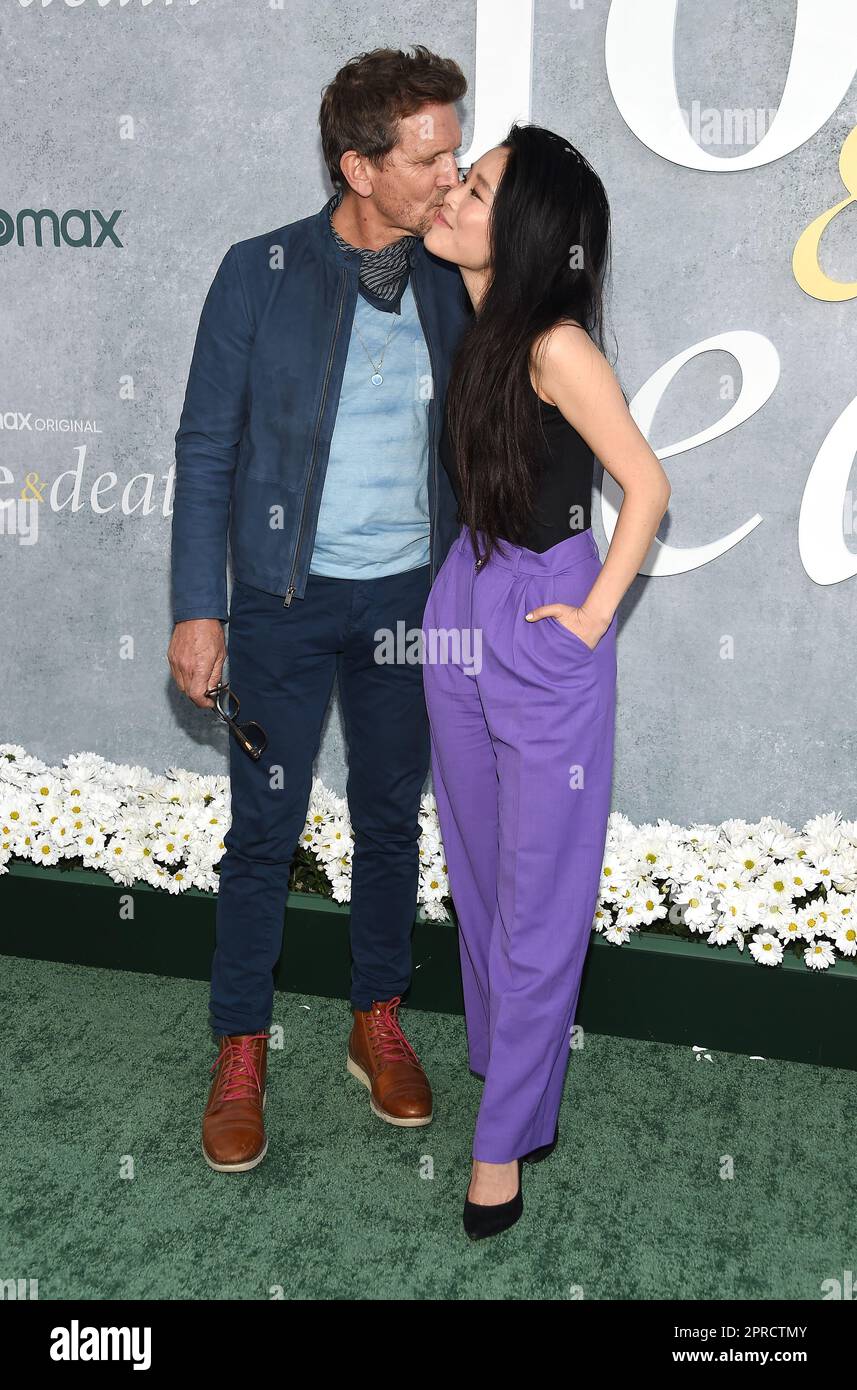 Sebastian Roche and Alicia Hannah-Kim arriving to the ‘Love & Death ...