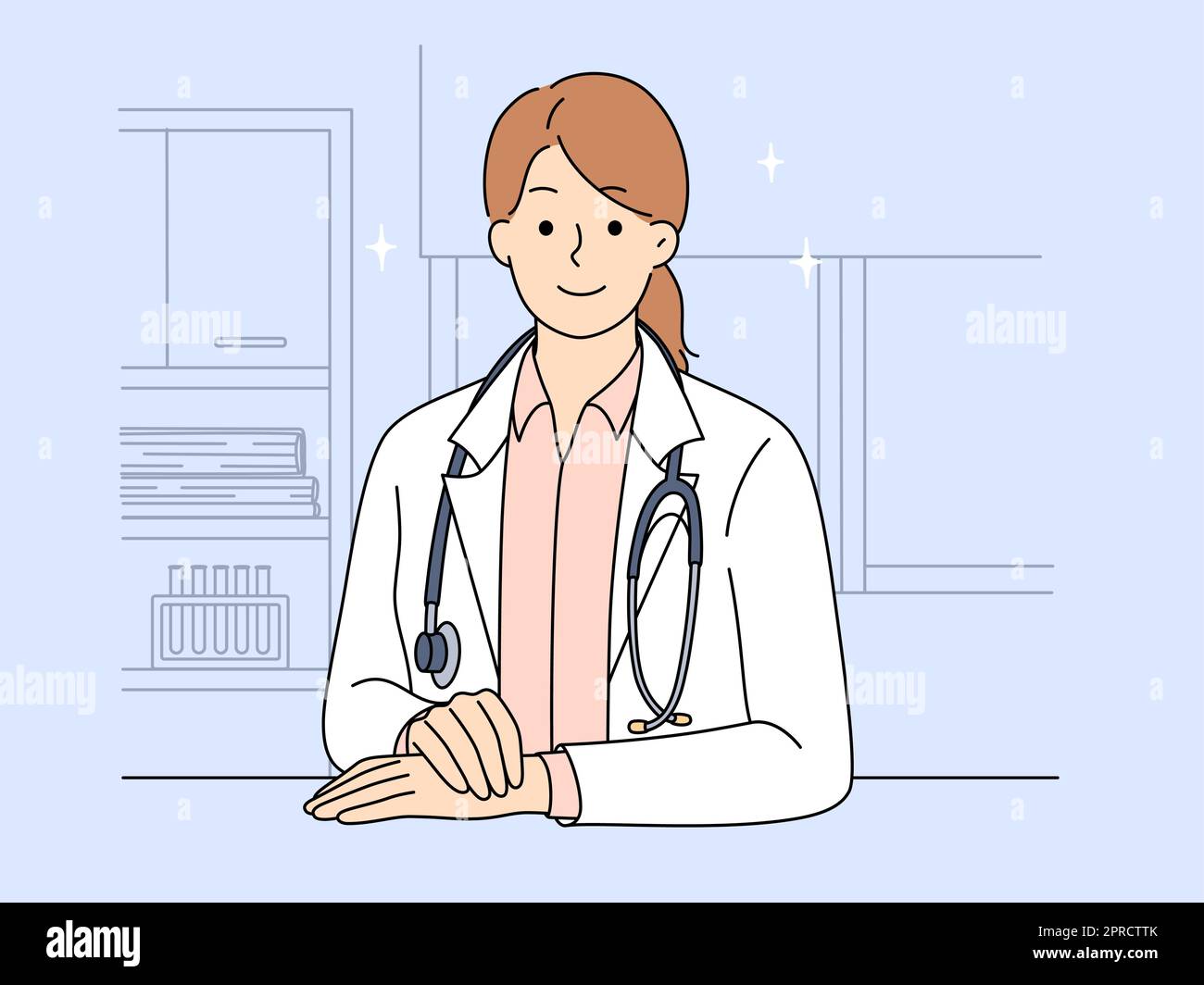 Portrait physician surgeon concept doctor Stock Vector Images - Alamy